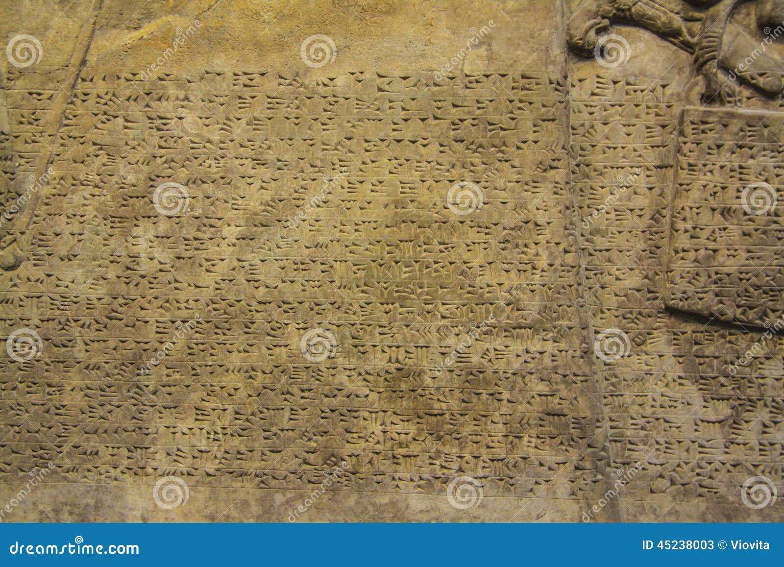 Escritura Cuneiforme Del Cicilization Sumerio Imagen de archivo ...