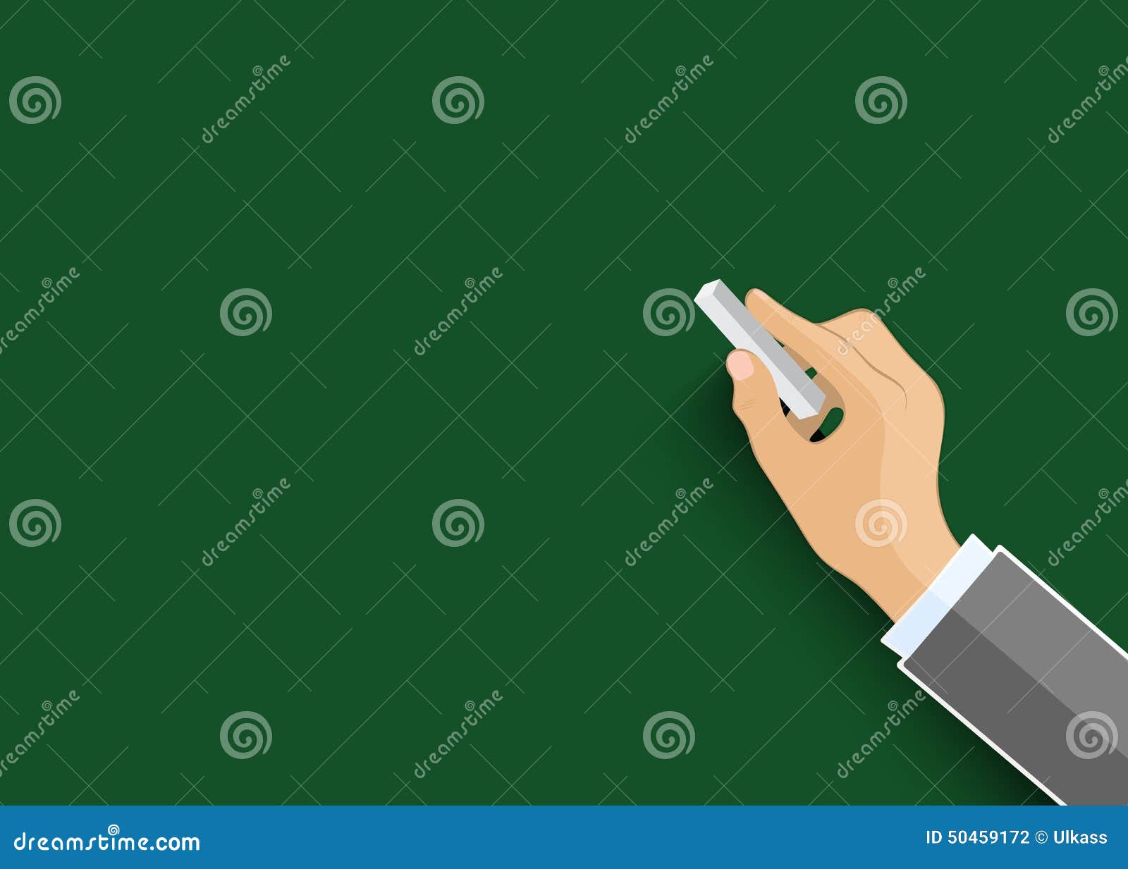 Escritura De La Mano Con Tiza Vector EPS 10 Ilustración del Vector ...