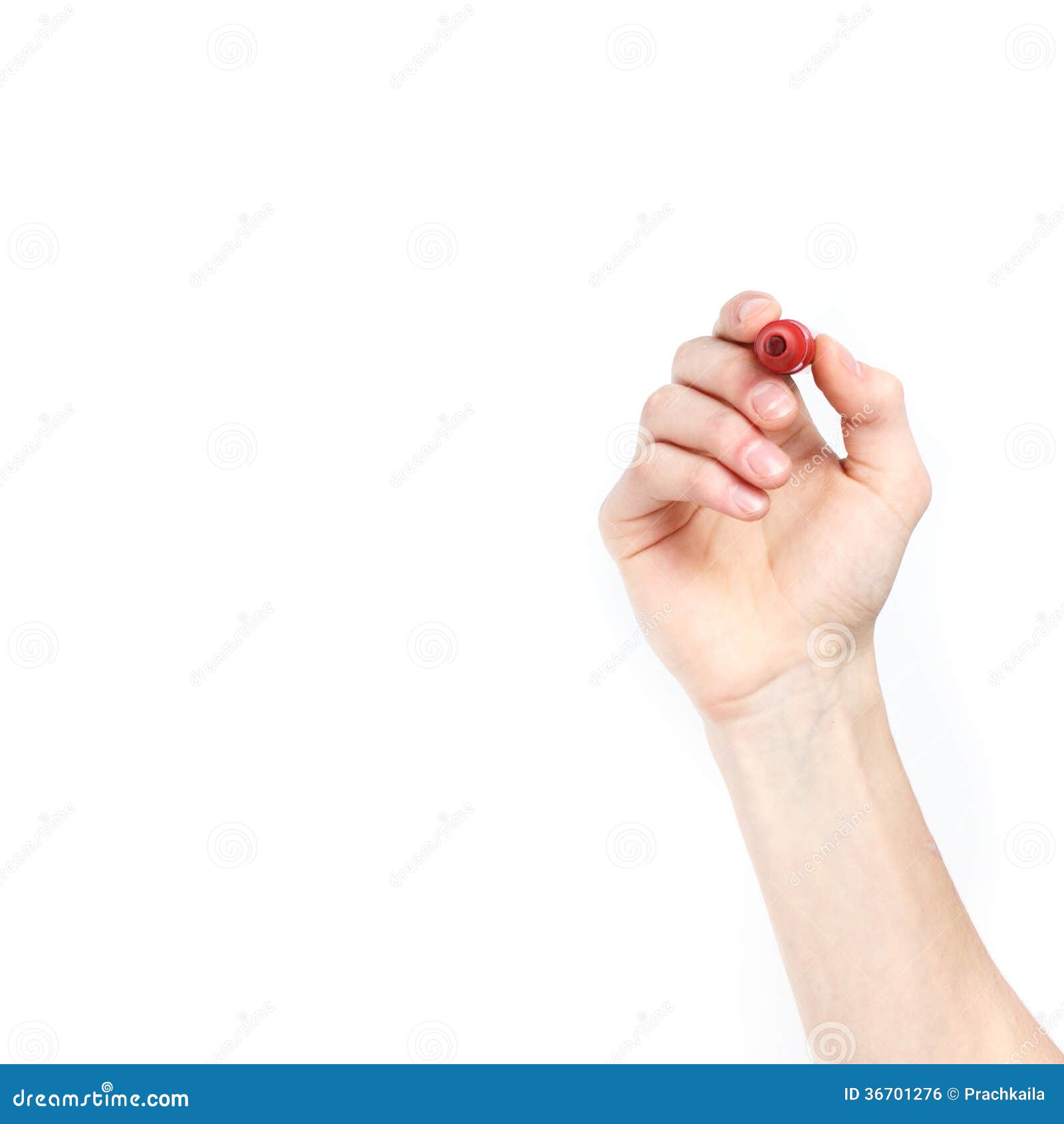 Escritura De La Mano Con Un Marcador Foto de archivo - Imagen de ...