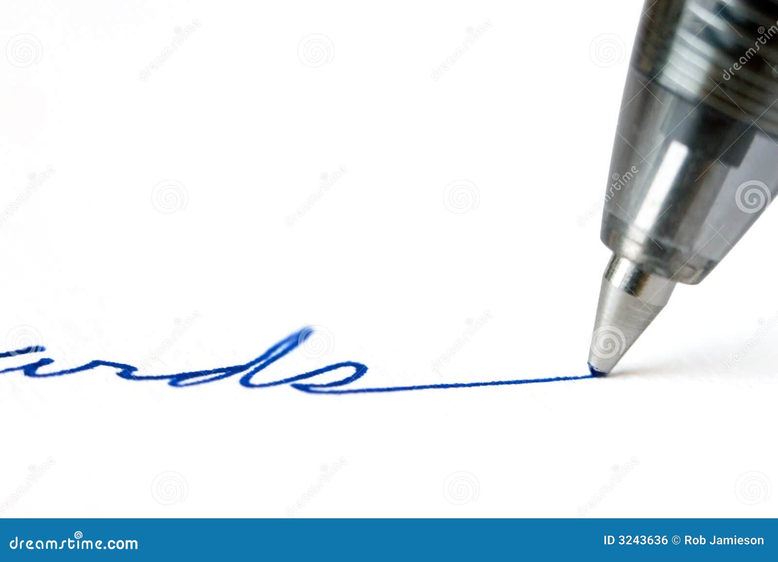 Escritura de la pluma foto de archivo. Imagen de escrito - 3243636