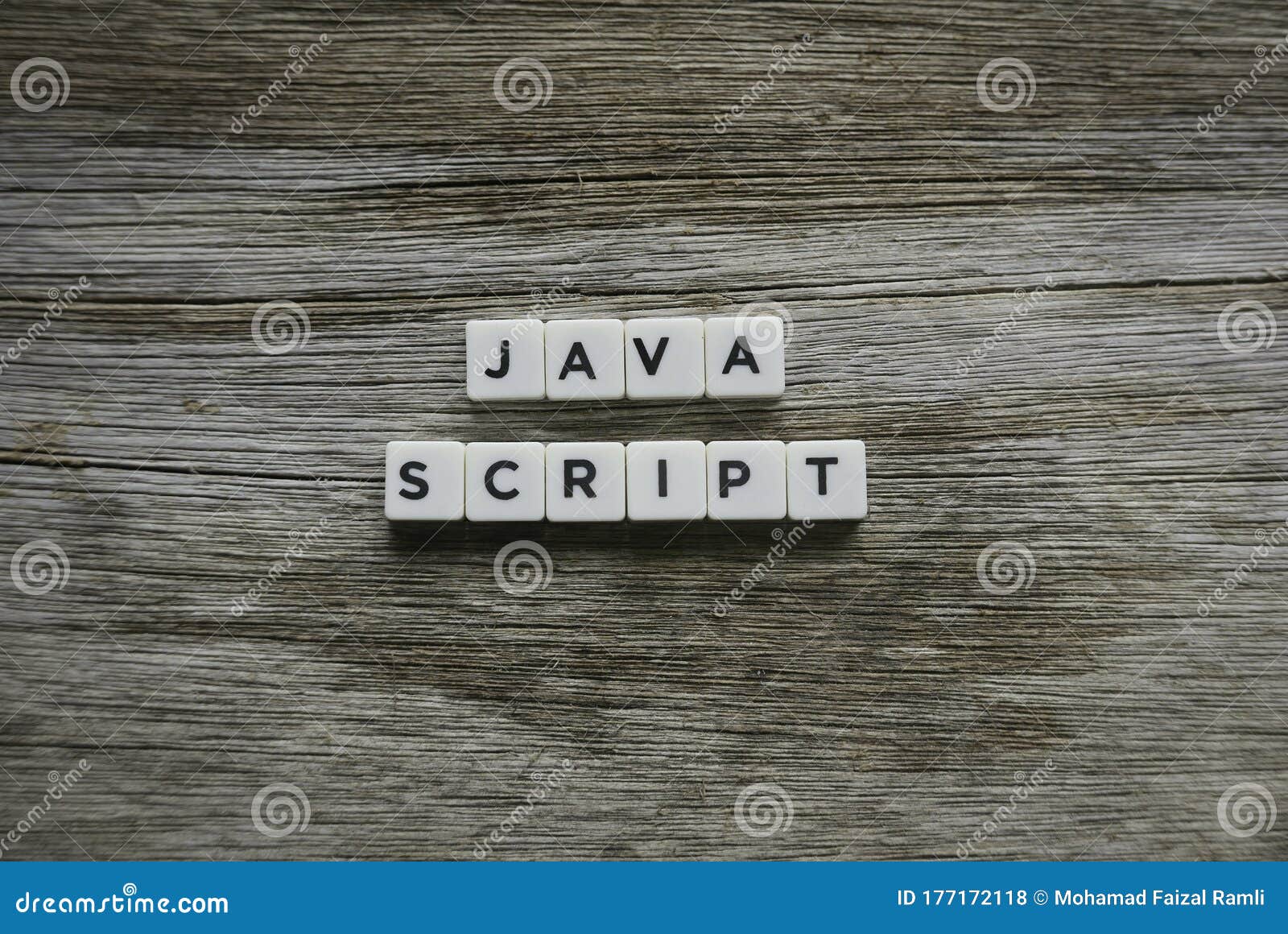 Escritura Java Palabra Hecha De Letra Cuadrada Palabra En Fondo De ...