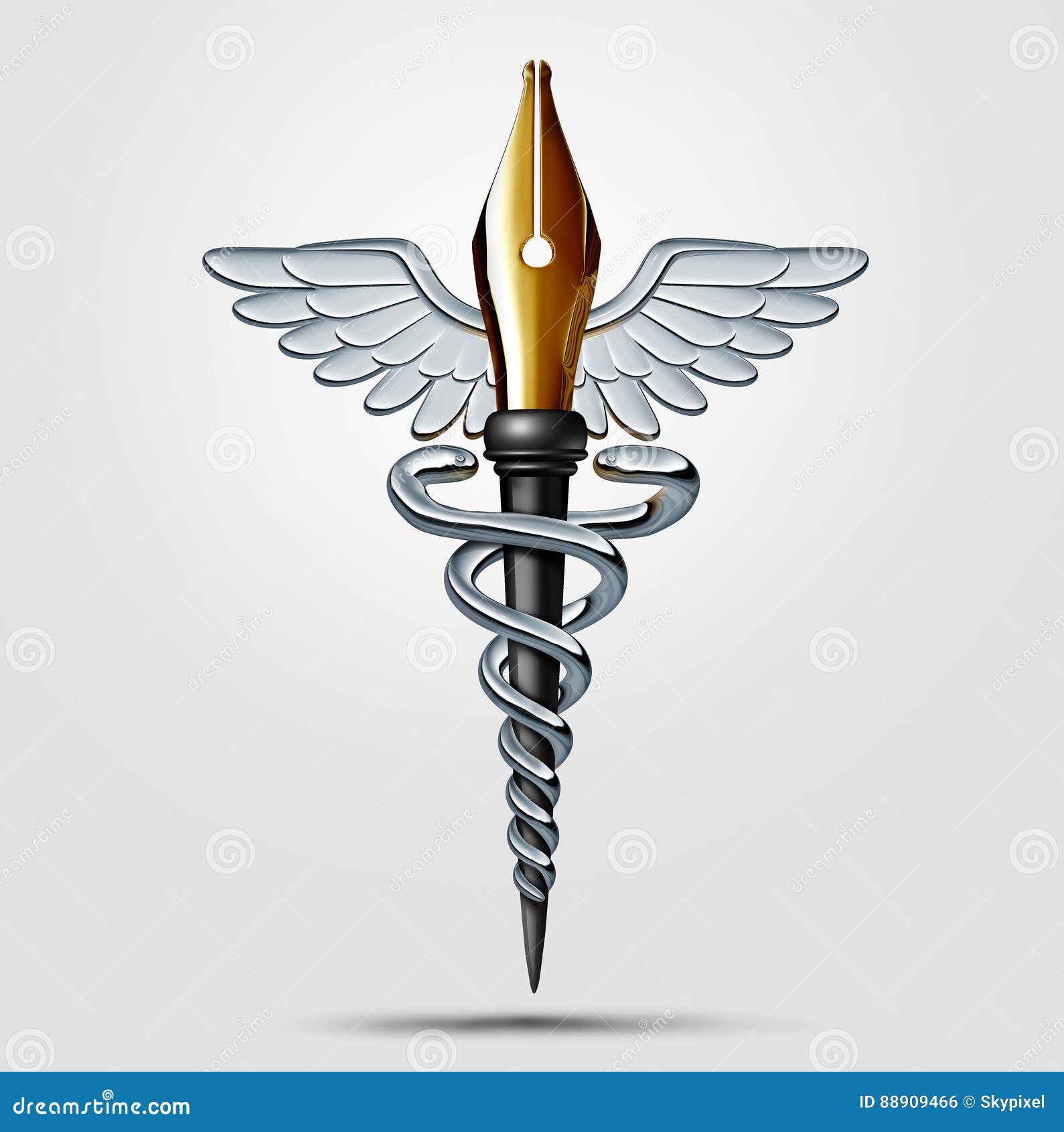 Escritura médica stock de ilustración. Ilustración de directrices ...