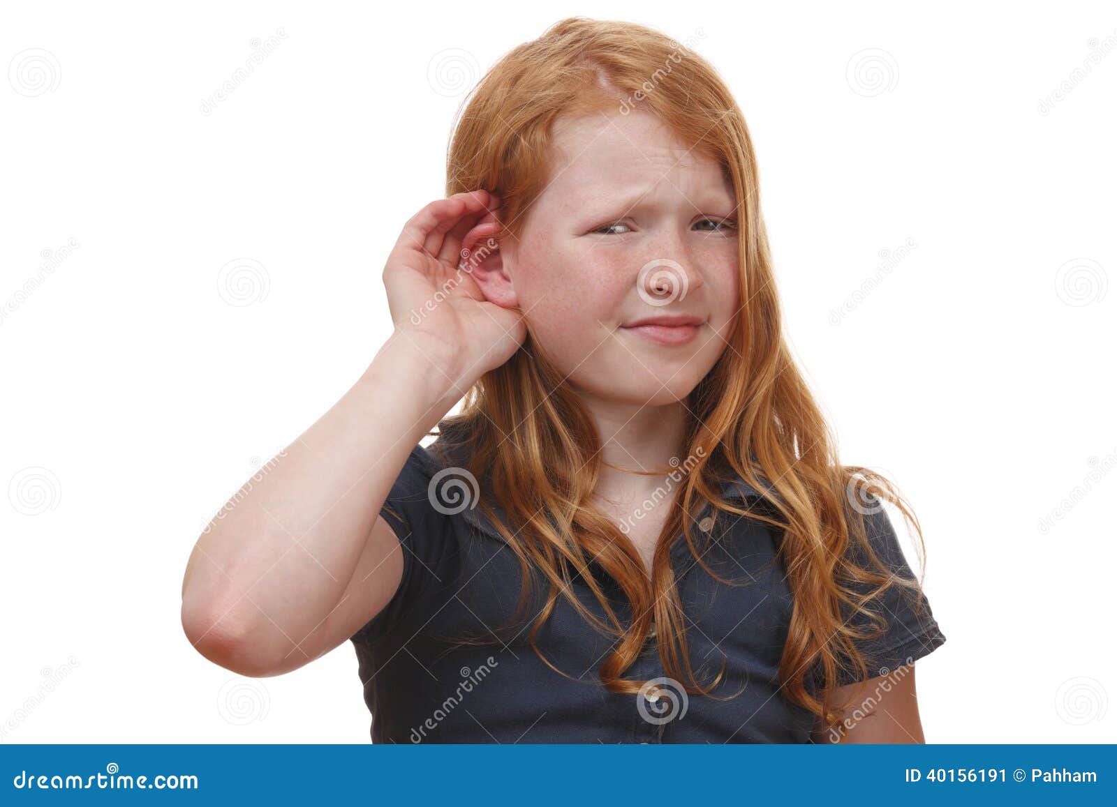 Escuche imagen de archivo. Imagen de oiga, pelo, cierre - 40156191