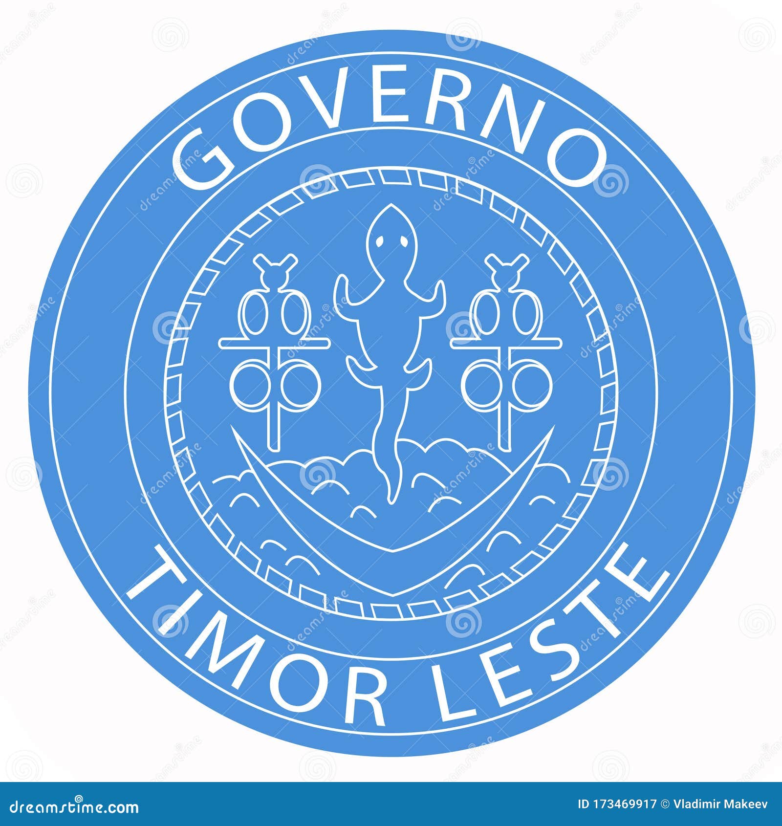 Escudo Da Cidade De Uaral. Peru Ilustração Stock - Ilustração de lima ...