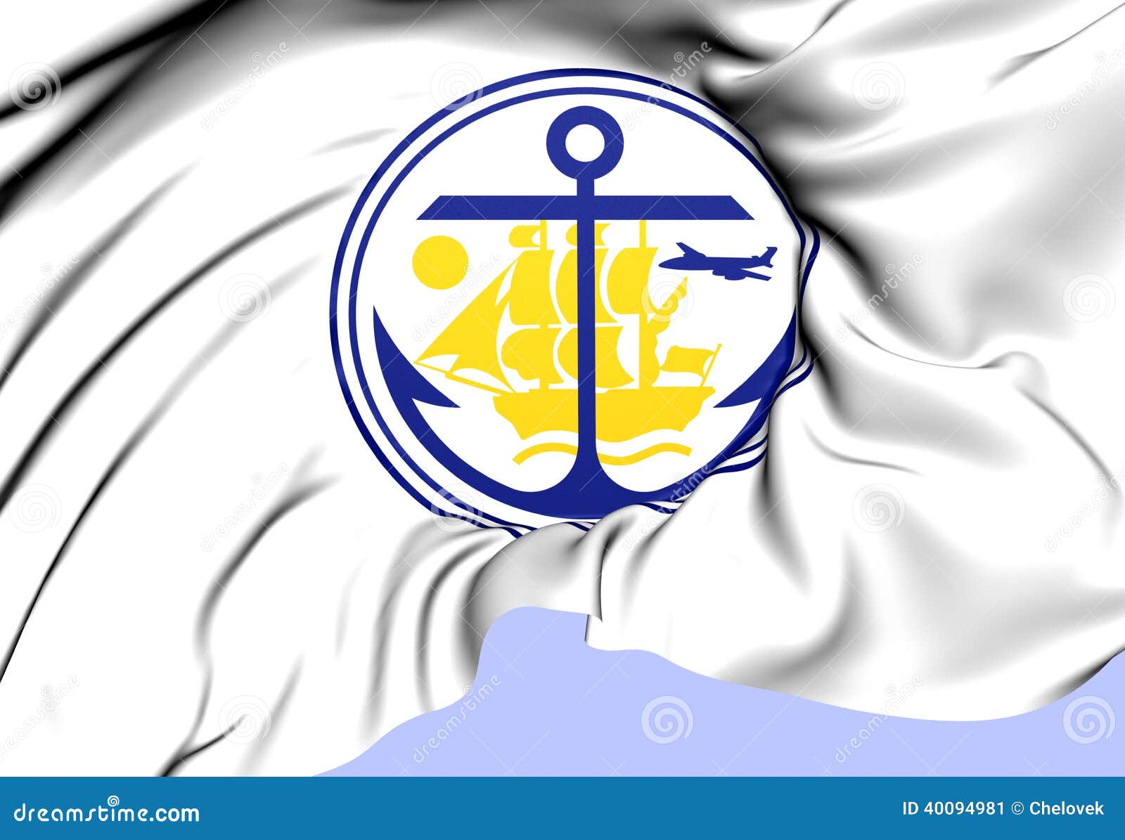 Escudo De Armas De Anchorage, Alaska Stock de ilustración - Ilustración ...