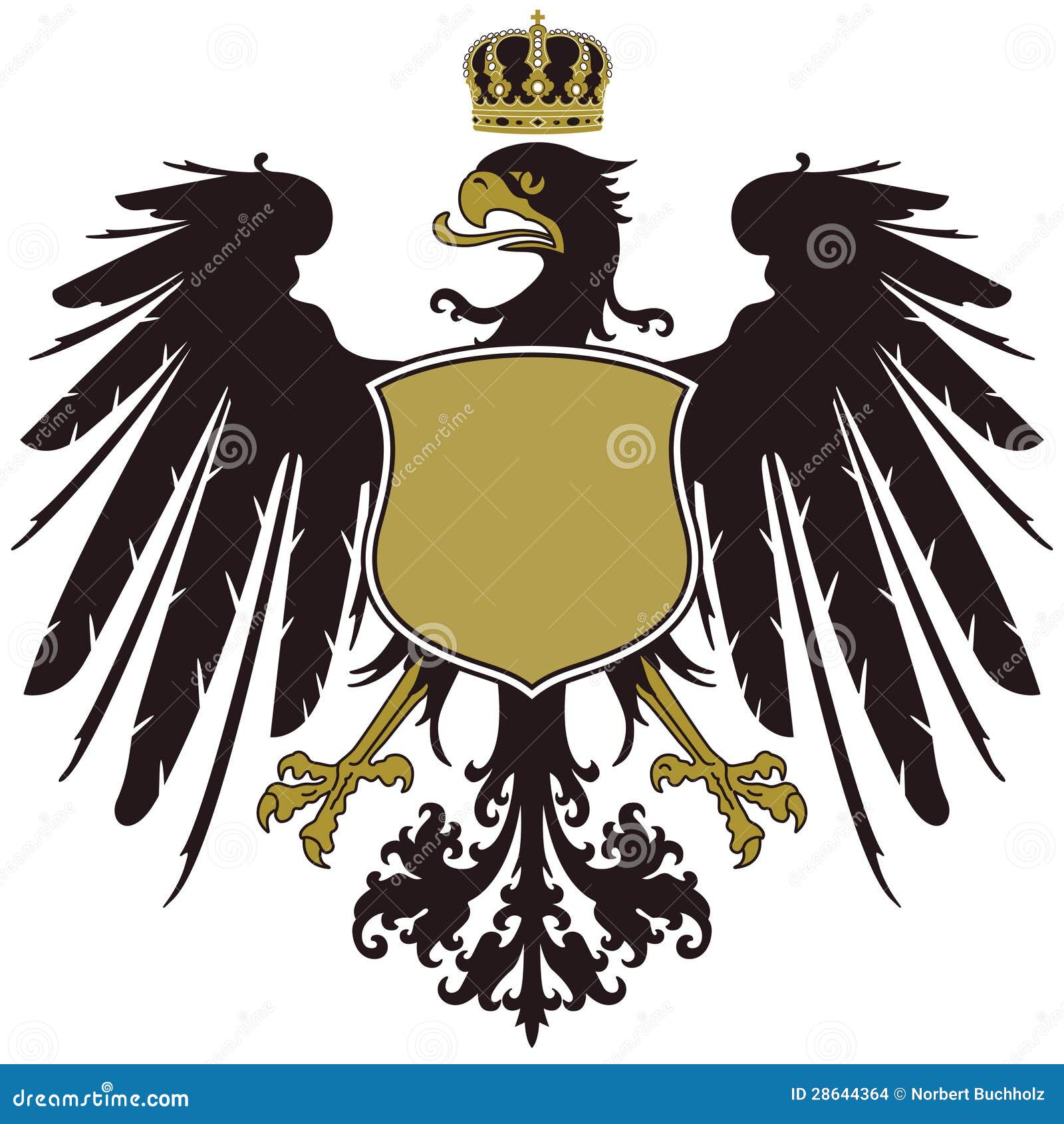 Escudo de armas de Prusia ilustración del vector. Ilustración de prusia ...