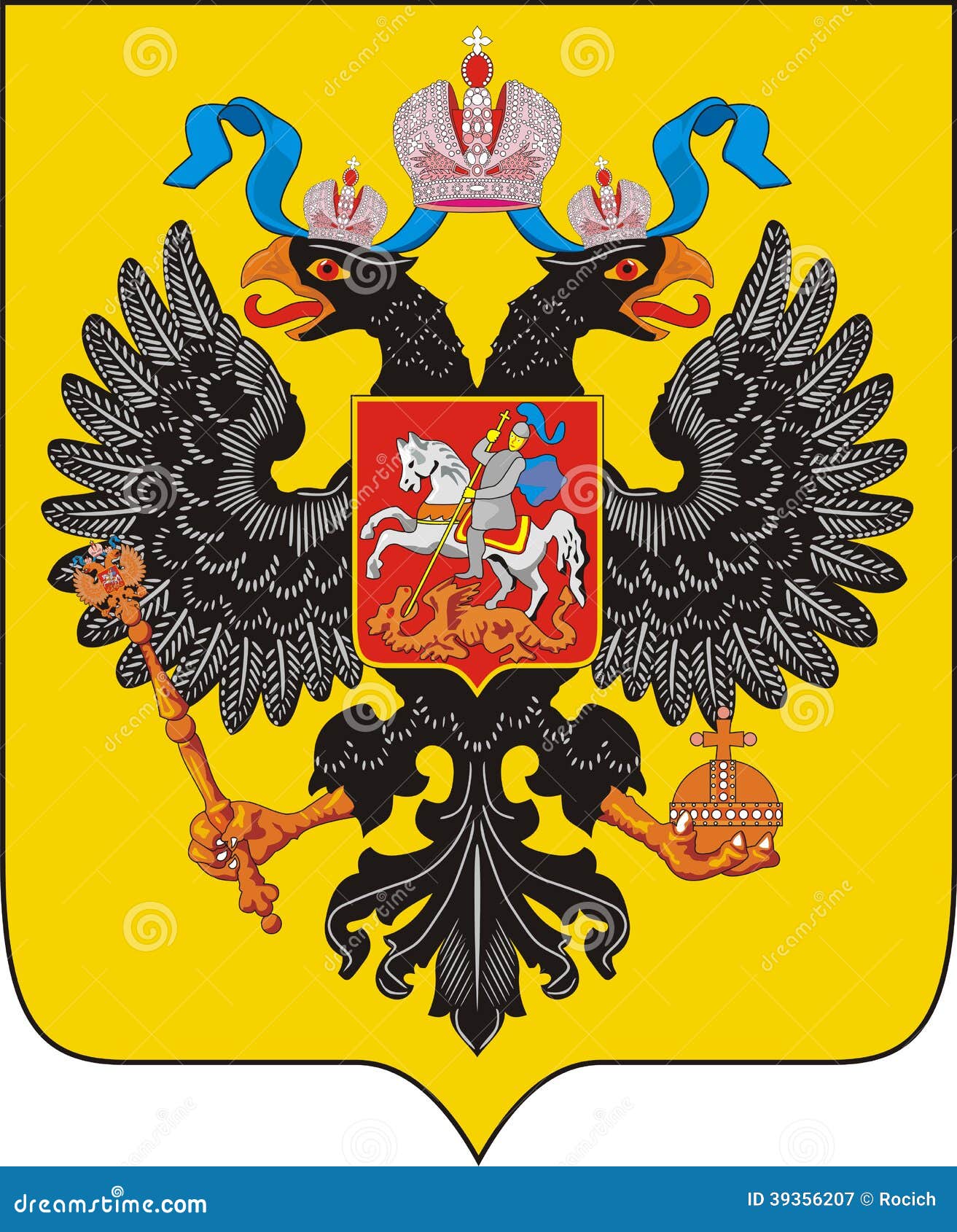 Escudo De Armas Del Imperio Ruso Ilustración del Vector - Imagen: 39356207