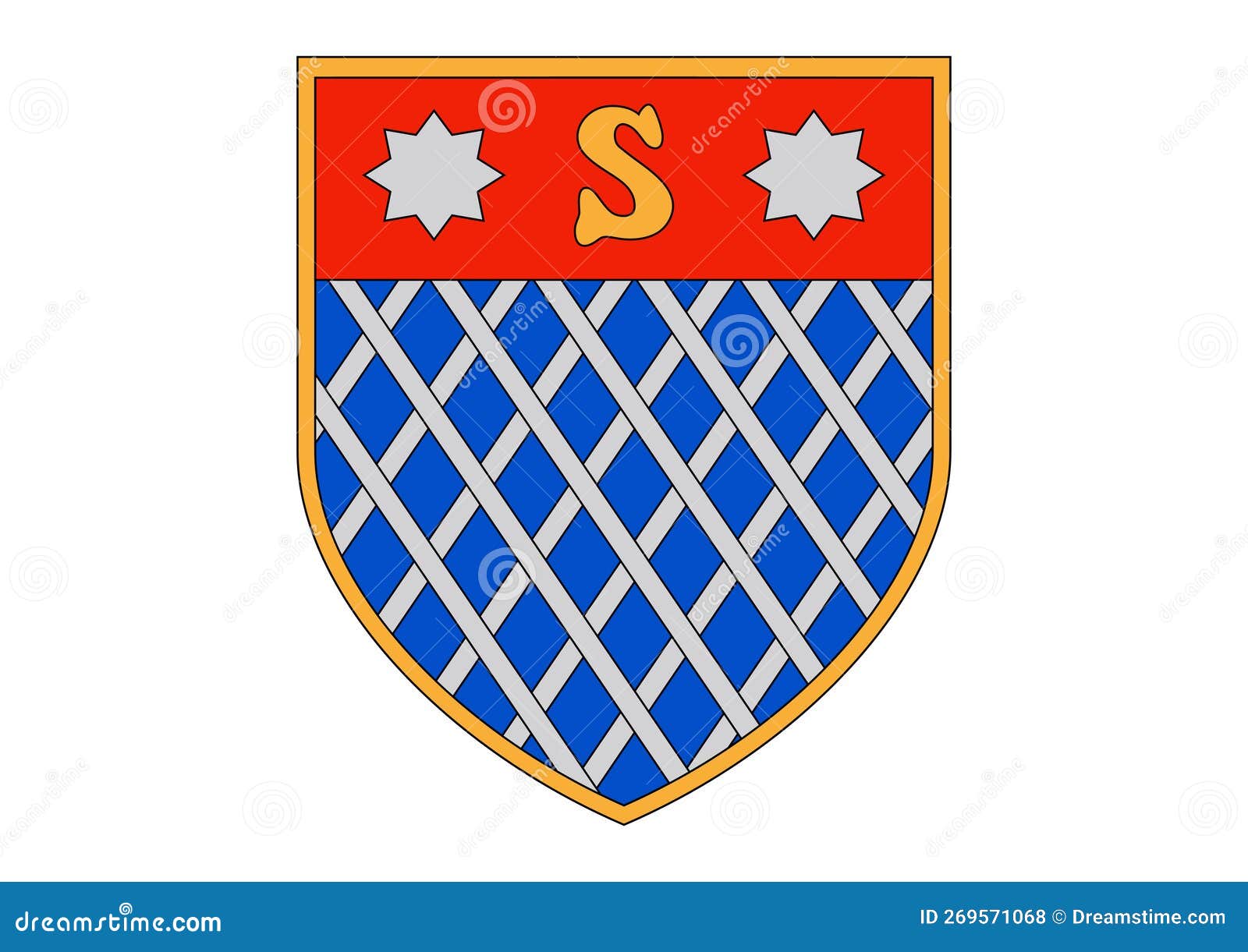 Escudo de scutari albania ilustração stock. Ilustração de curso - 269571068