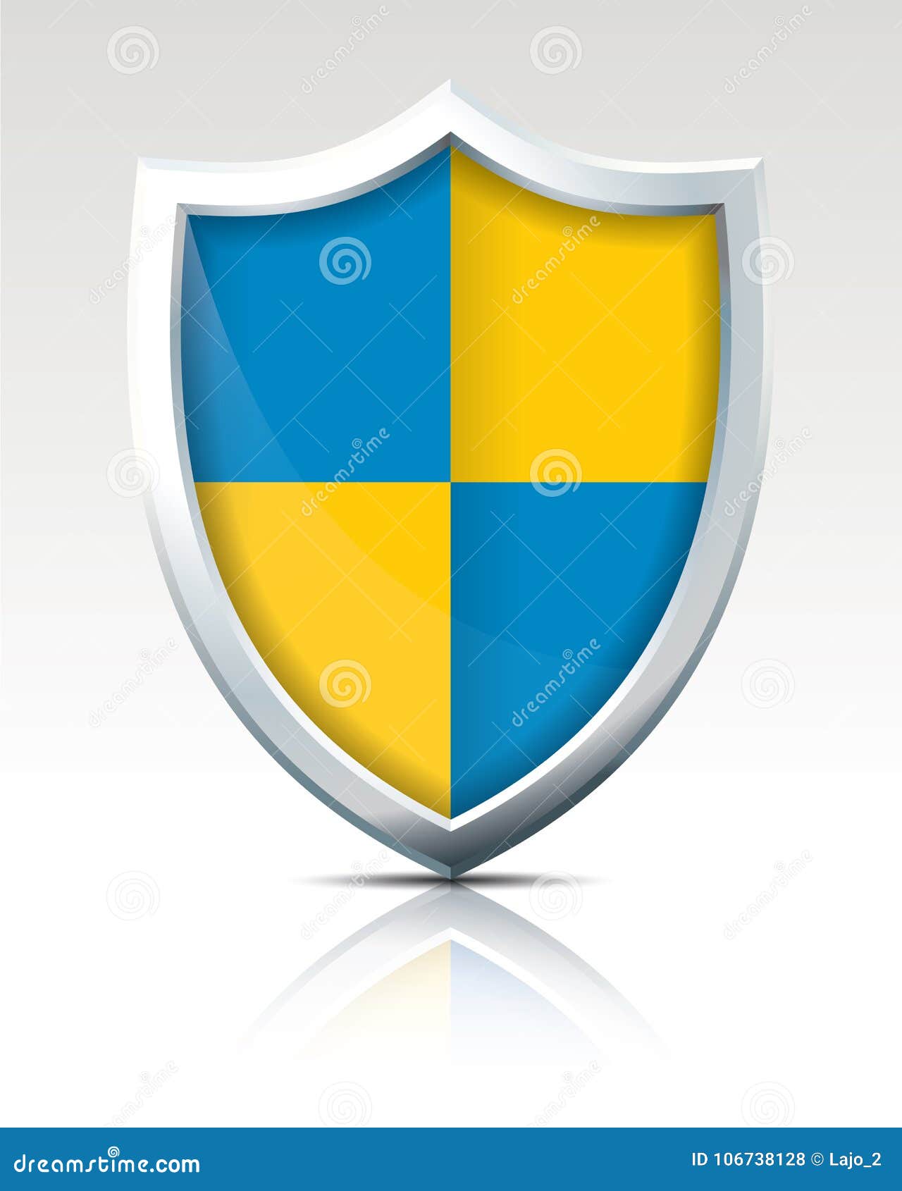 Escudo de UAC ilustración del vector. Ilustración de publicidad - 106738128