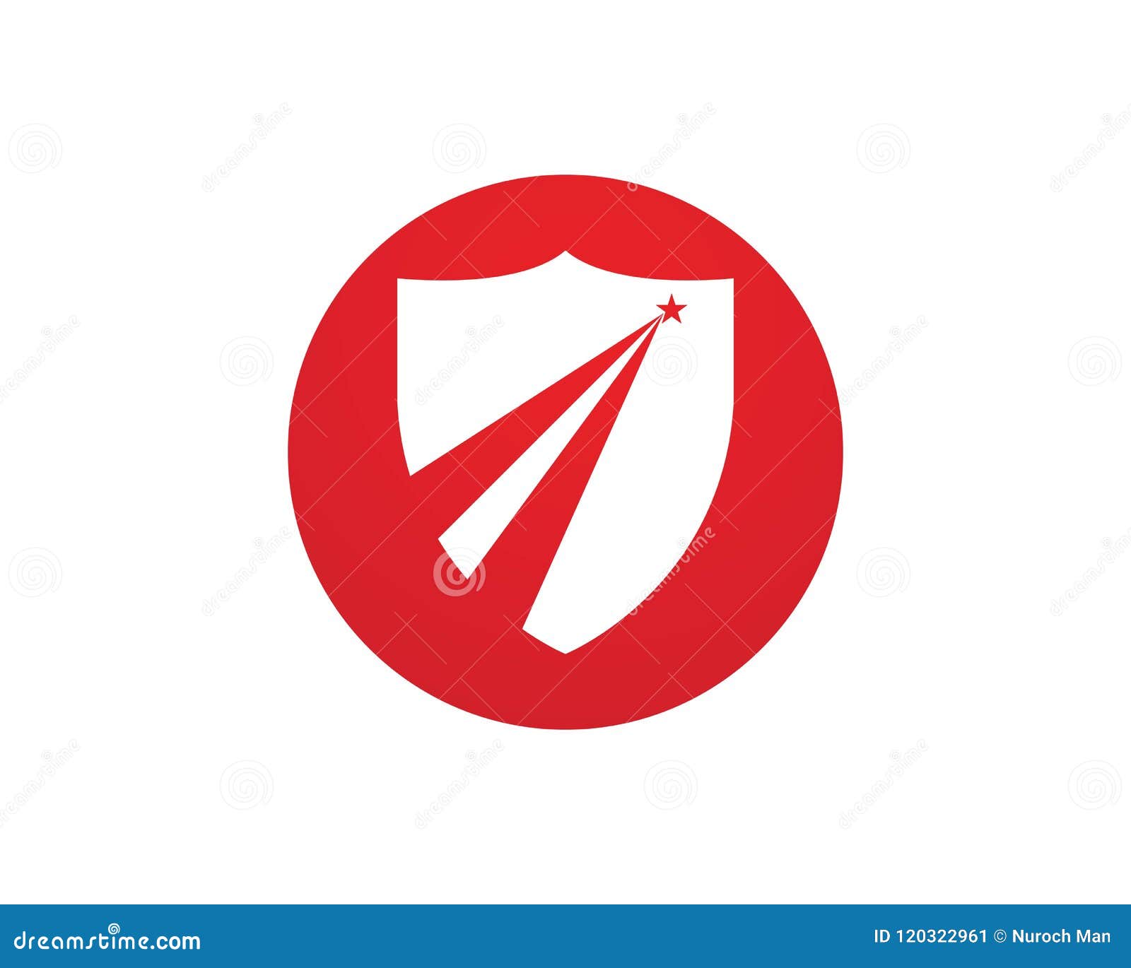 Escudo Logo Template Symbol Ilustración del Vector - Ilustración de ...