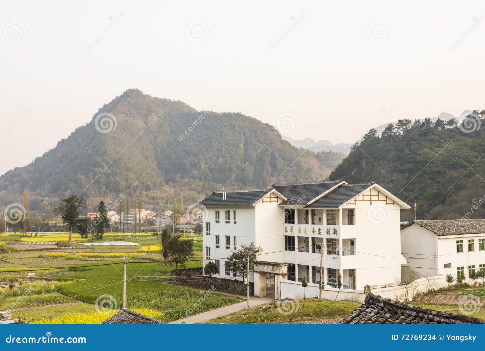 Escuela de Daitou imagen de archivo editorial. Imagen de aldea - 72769234
