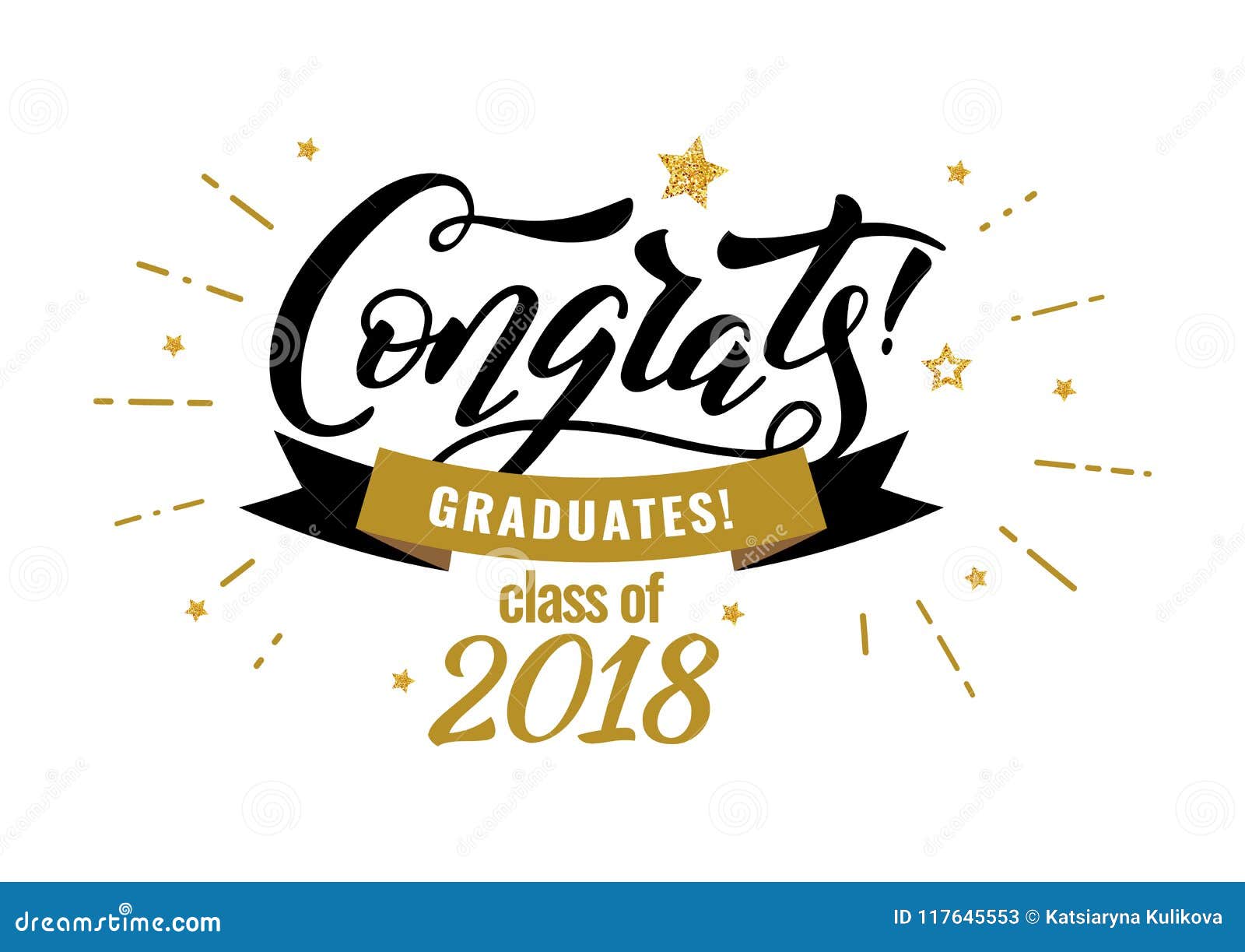 Escuela De Graduados De Congrats Ilustración del Vector - Ilustración ...