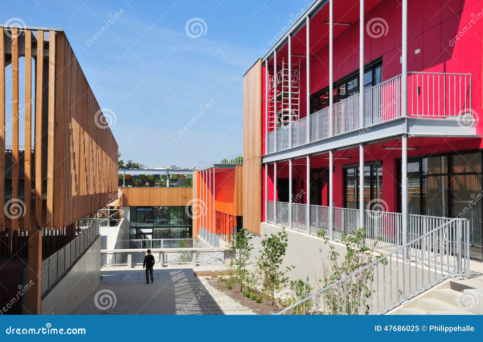 Escuela Moderna En Ile De France Imagen editorial - Imagen de europa ...