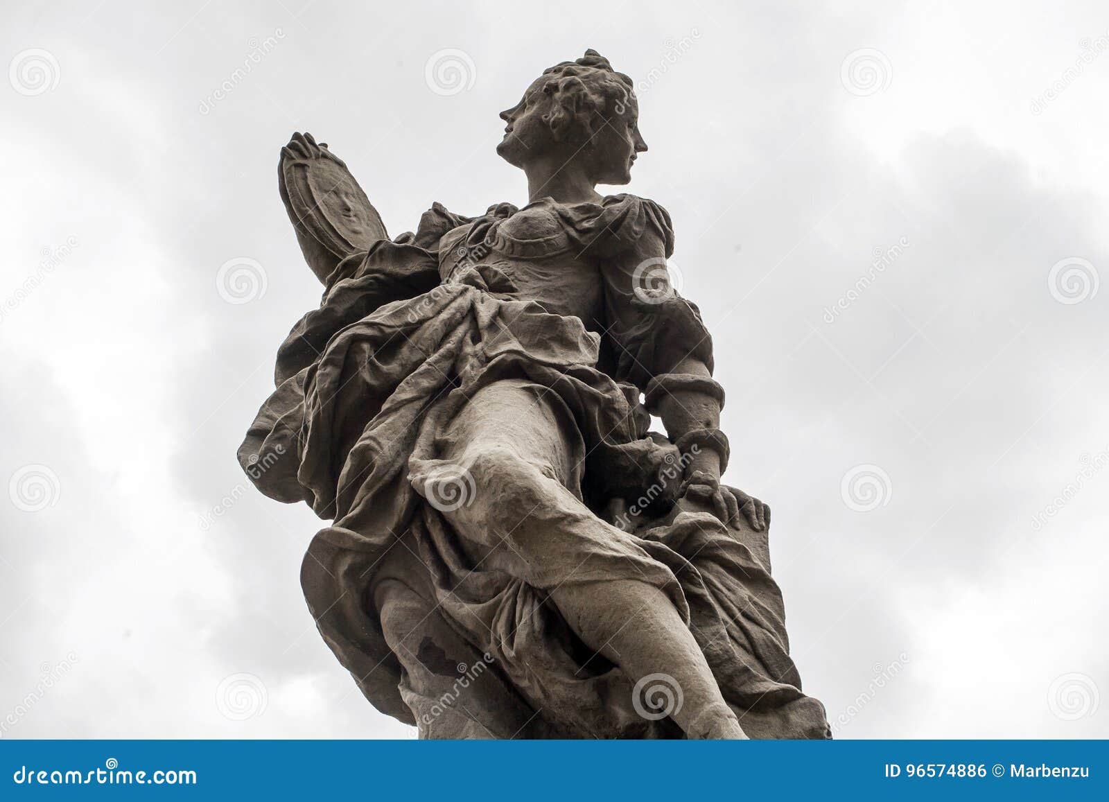 Escultura barroca foto de archivo. Imagen de checo, arte - 96574886