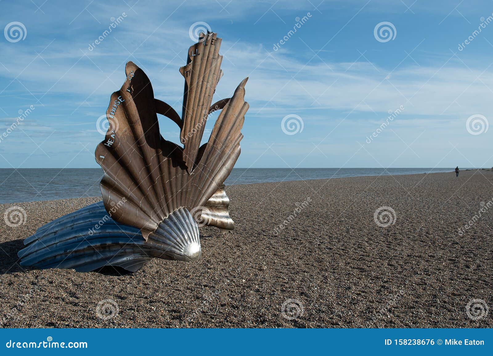 Escultura De Concha De Vieiras Foto de archivo - Imagen de visita ...