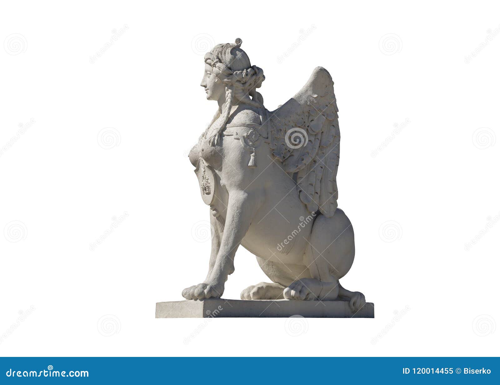 Escultura del Gynosphinx imagen de archivo. Imagen de griego - 120014455