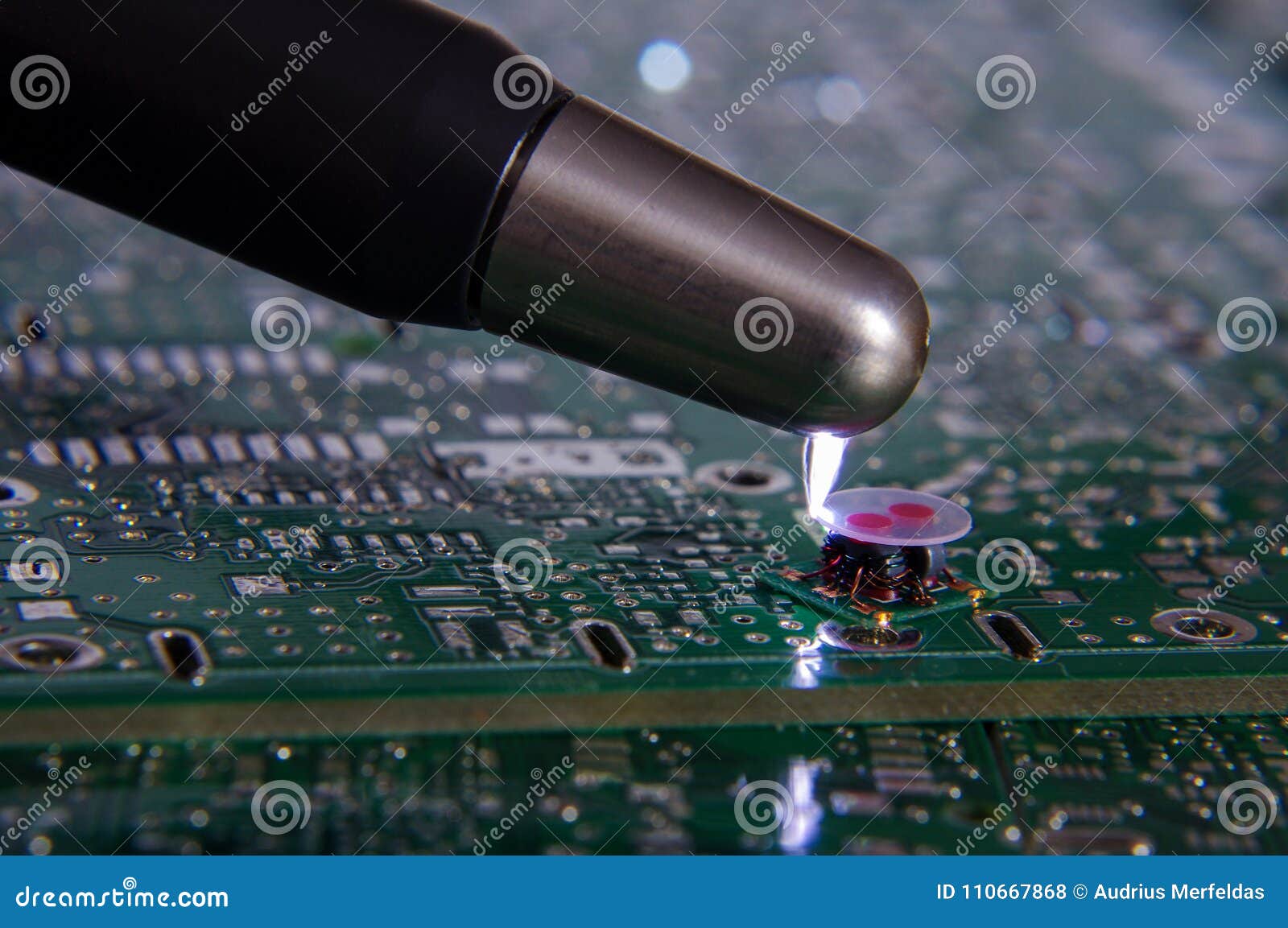 ESD Sparks Over RF Electronics Components Stock Photo - Image of shock ...