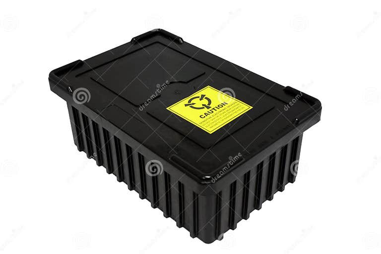 ESD Tote Box stock image. Image of warning, device, electrostatic ...