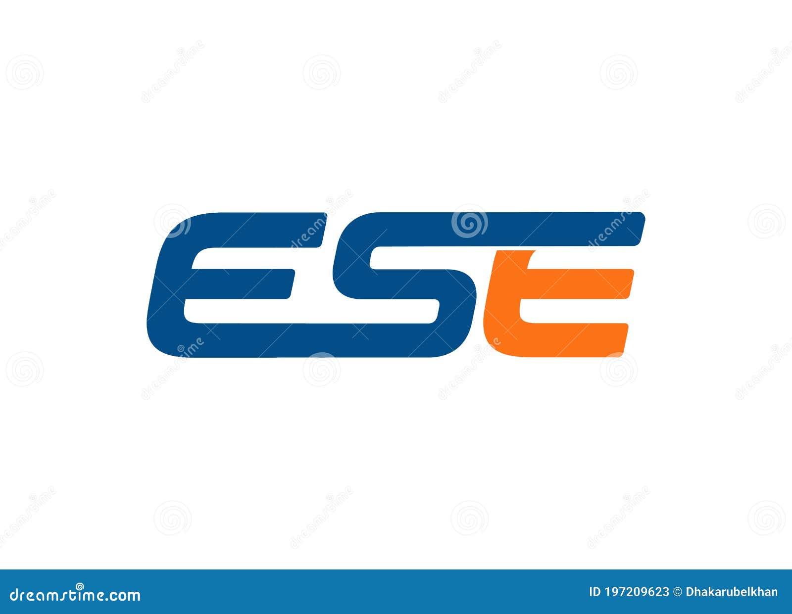 ESE Letter Logo Design Vector Stock Vector - Illustration of line ...