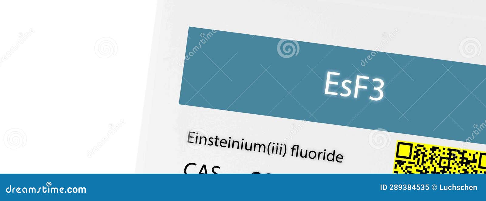 EsF3 - Einsteinium Fluoride Stock Image - Image of chemical, 99644: ...