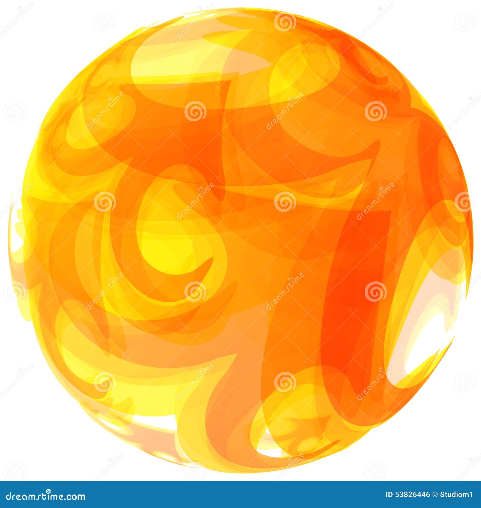 Esfera Abstracta Ejemplo Del Vector Para Su Ilustración del Vector ...