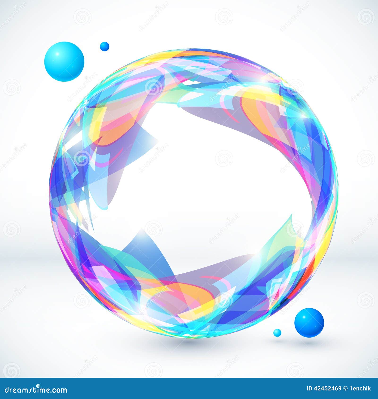 Esfera Colorida Abstracta, Imagen Del Vector Ilustración del Vector ...