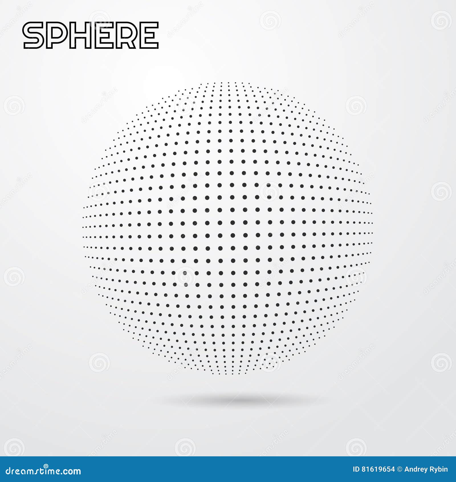 Esfera del vector 3d ilustración del vector. Ilustración de elemento ...