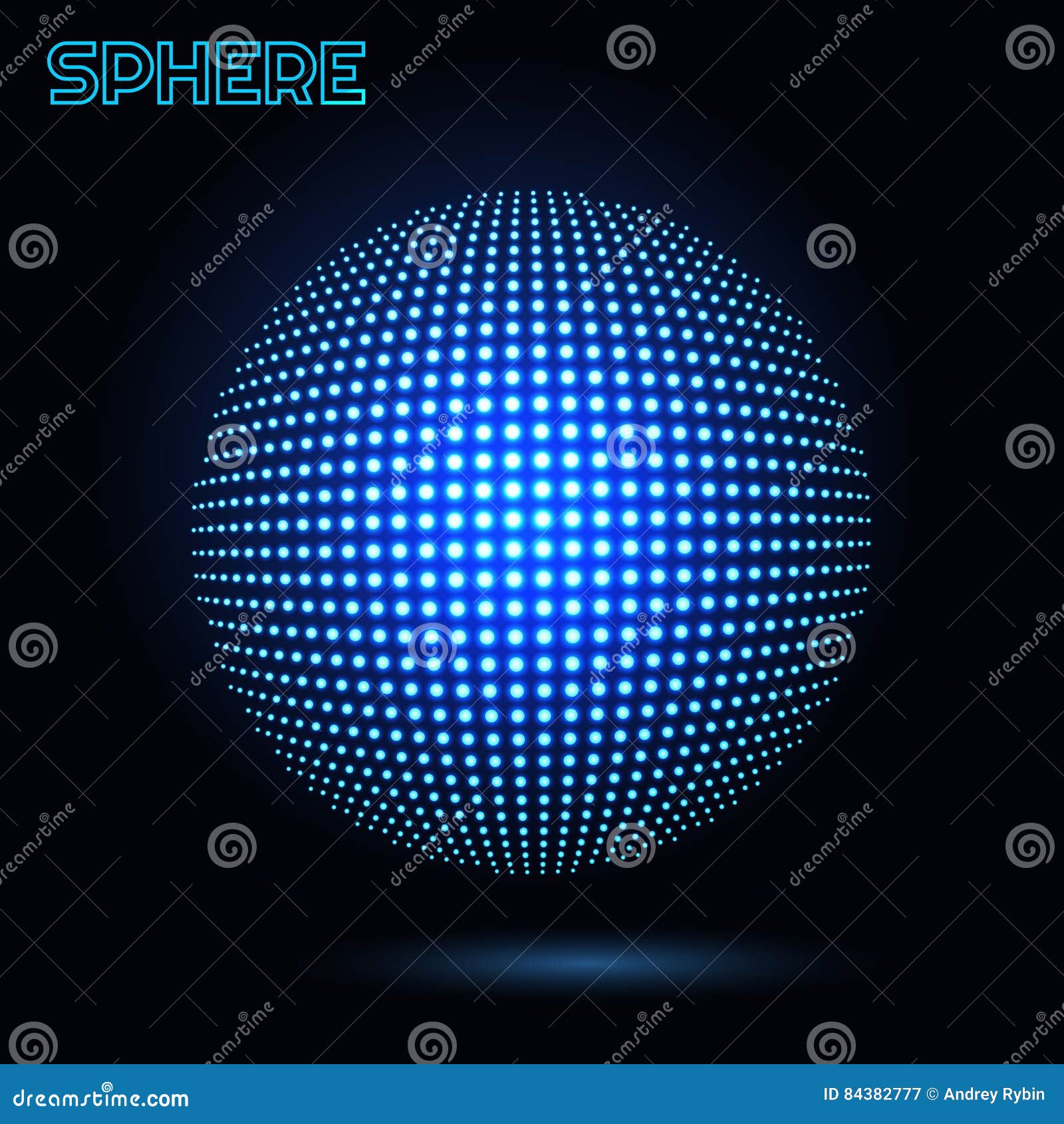 Esfera del vector 3d ilustración del vector. Ilustración de vector ...