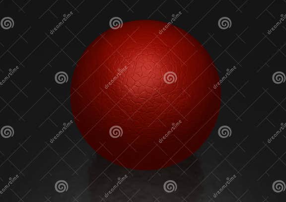 Esfera vermelha ilustração stock. Ilustração de esfera - 21362869