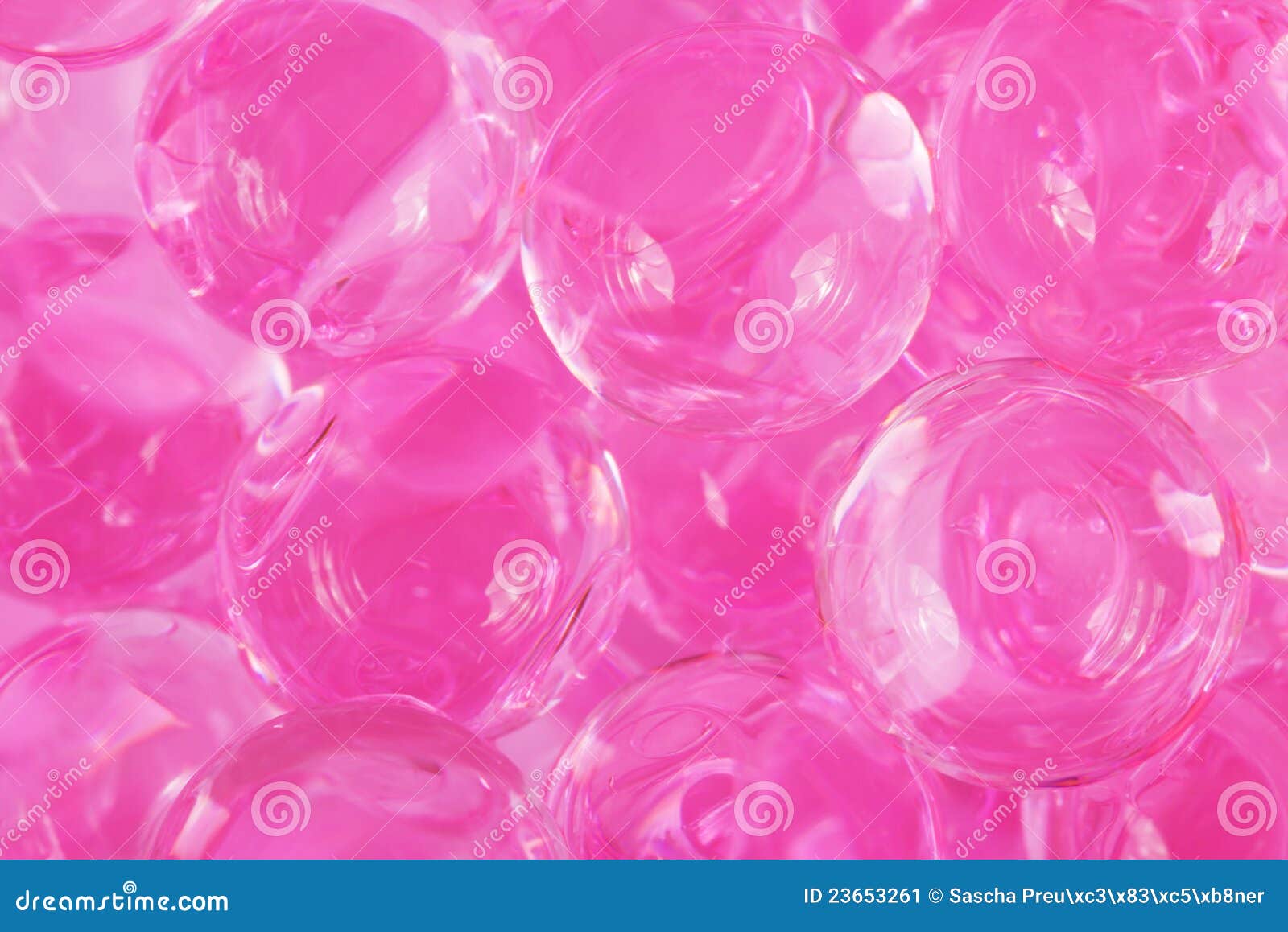 Esferas cor-de-rosa imagem de stock. Imagem de cristal - 23653261