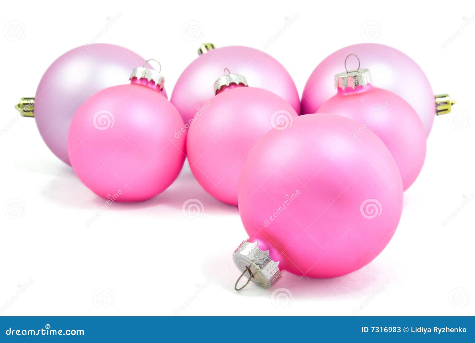 Esferas cor-de-rosa imagem de stock. Imagem de esfera - 7316983
