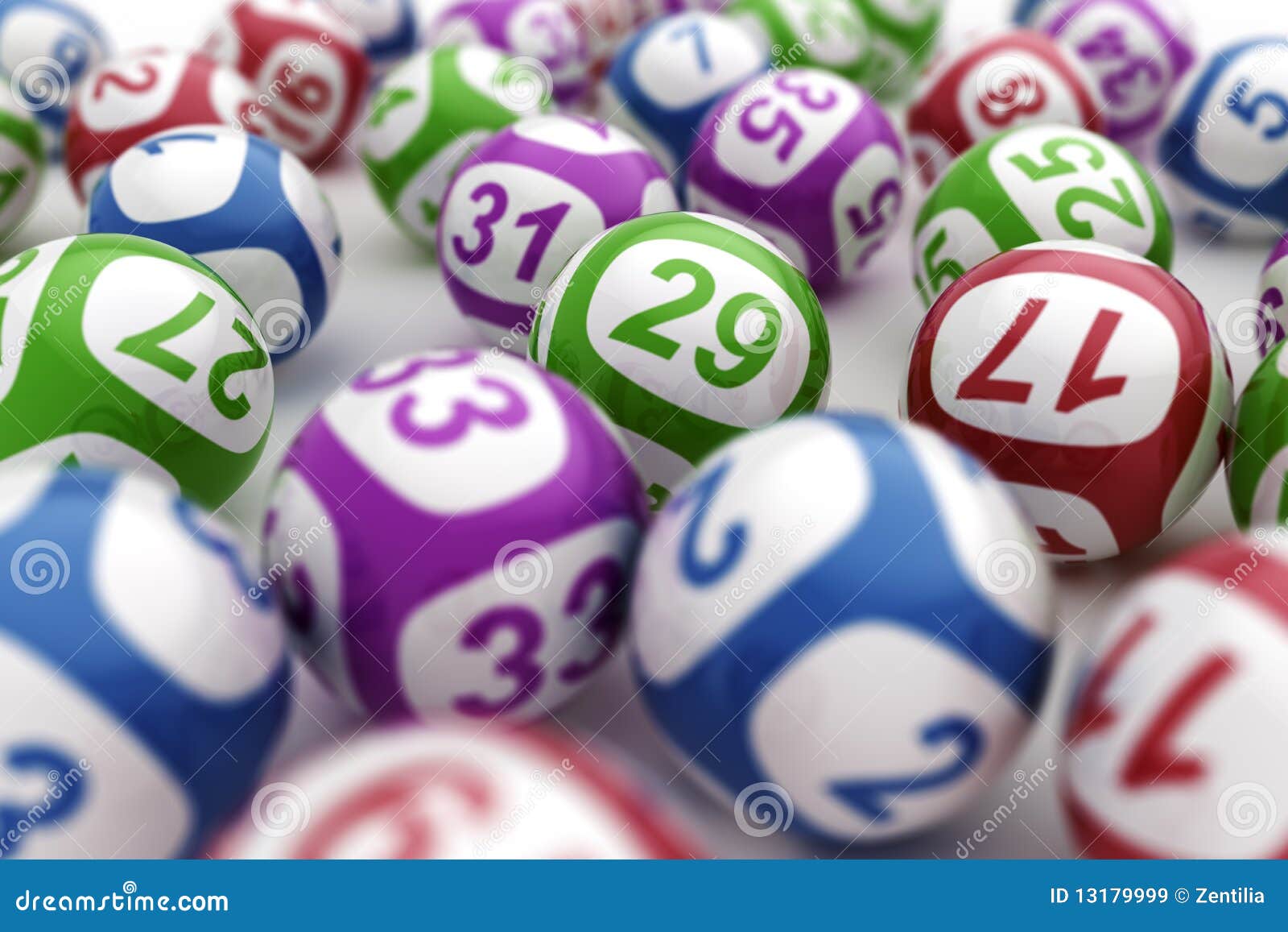 Esferas da lotaria ilustração stock. Ilustração de vermelho - 13179999