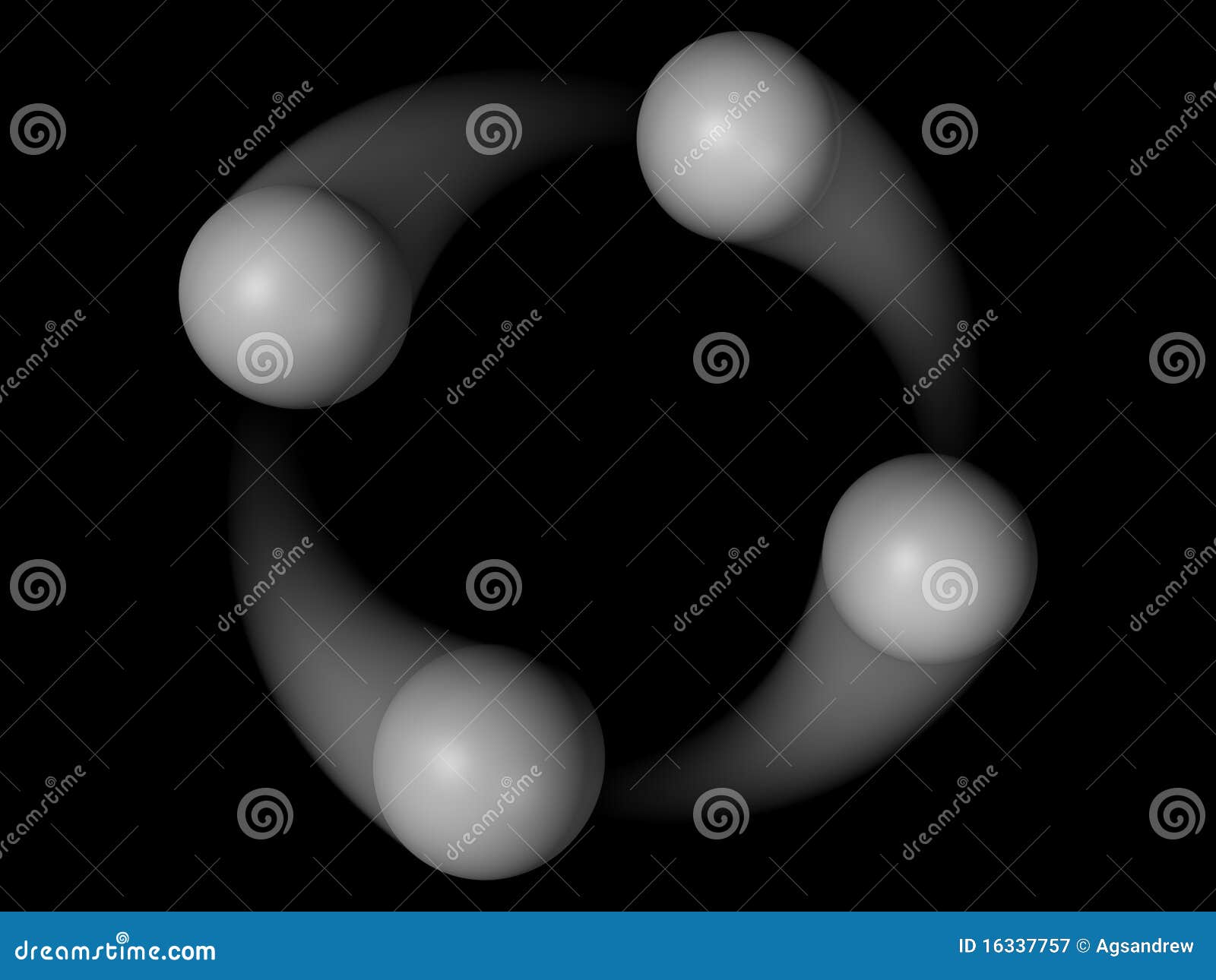 Esferas giratorias stock de ilustración. Ilustración de moderno - 16337757