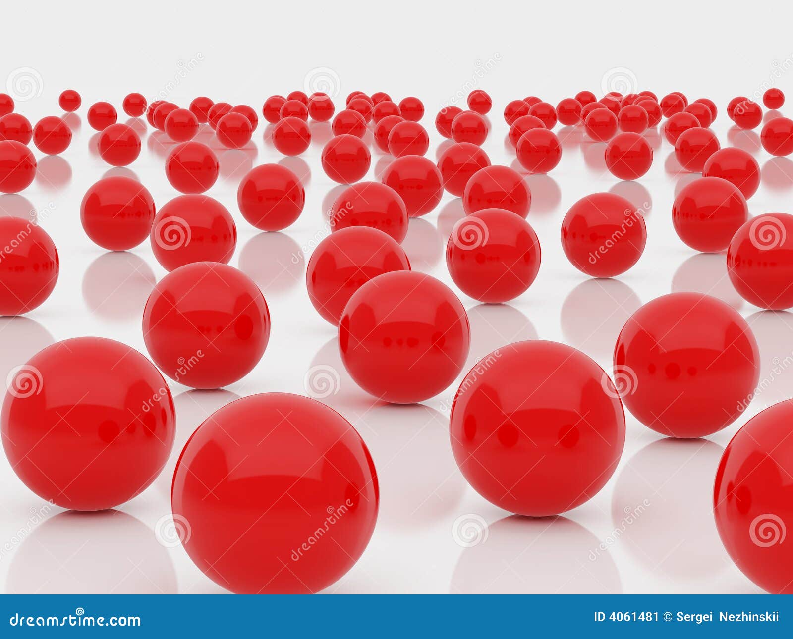 Esferas rojas stock de ilustración. Ilustración de triunfo - 4061481