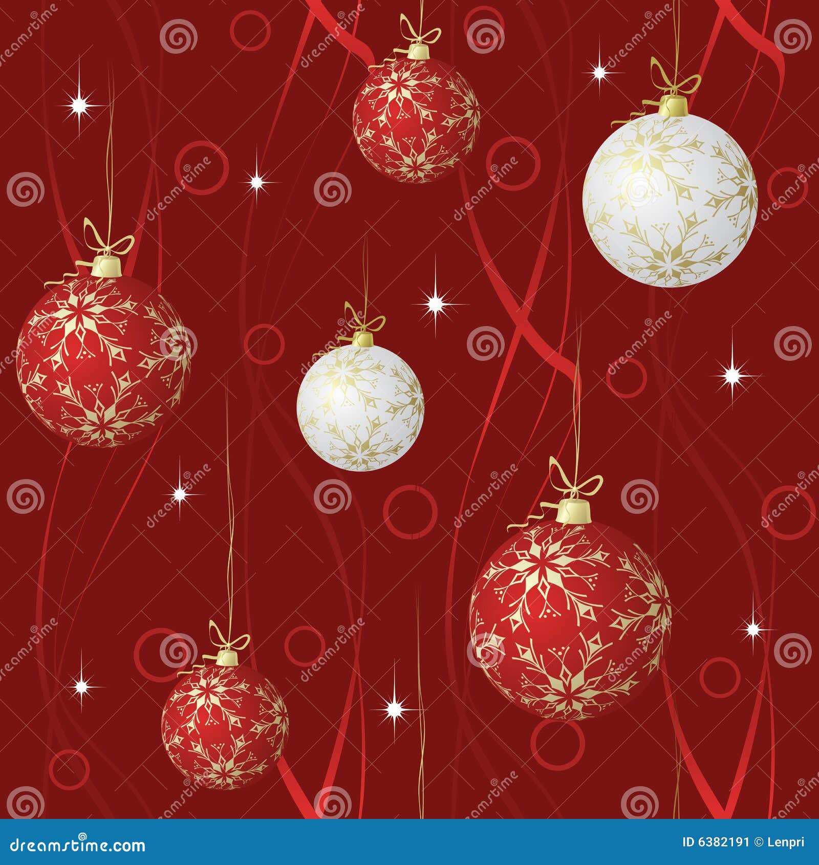 Esferas rojas y blancas ilustración del vector. Ilustración de fondo ...