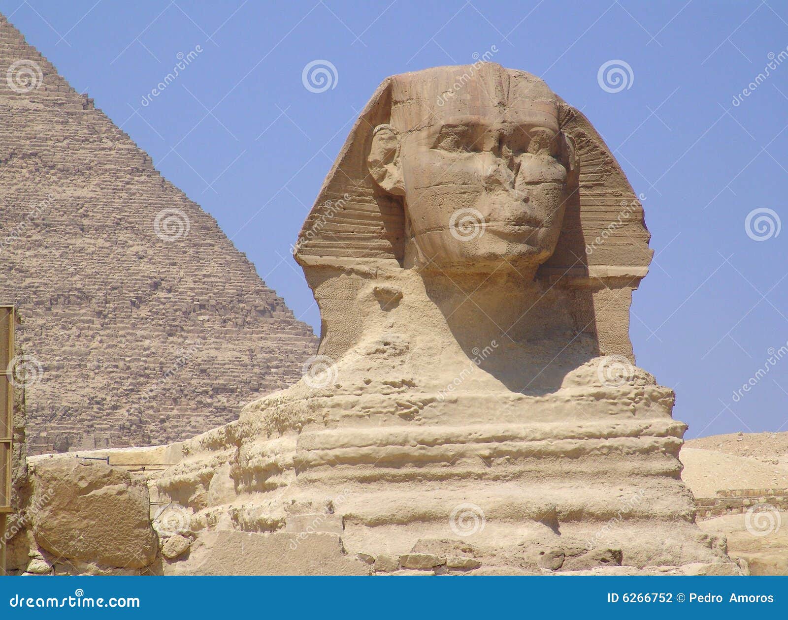 The Esfinge stock photo. Image of sand, esfinge, pyramid - 6266752