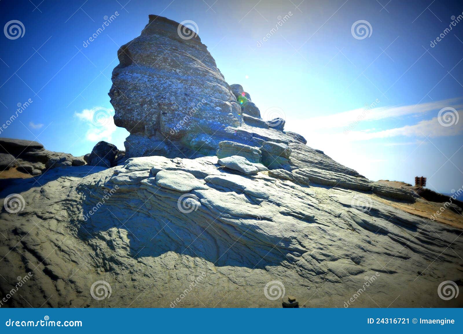 Esfinge de Bucegi imagen de archivo. Imagen de escena - 24316721