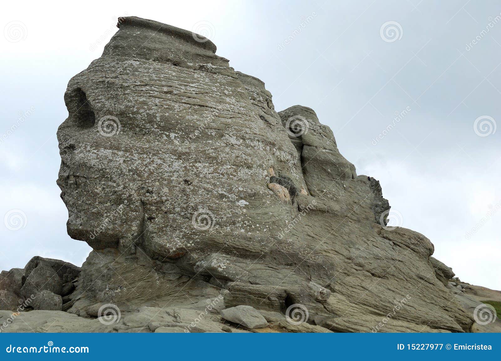 Esfinge De Bucegi, Señal De Rumania Imagen de archivo - Imagen de ...