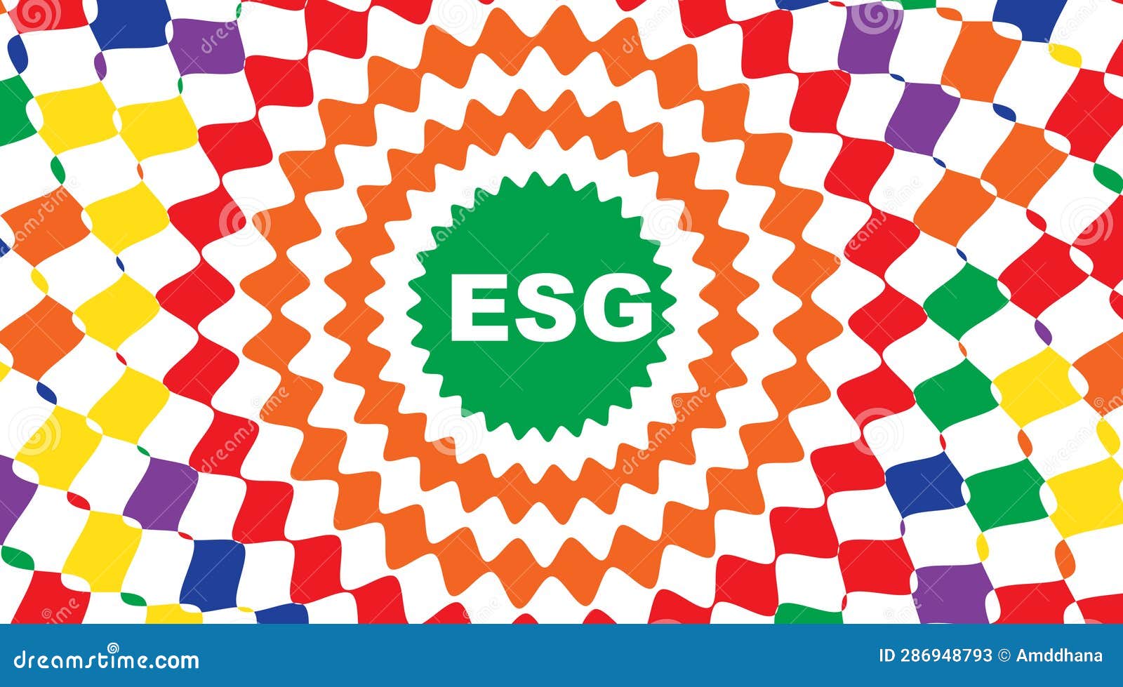 ESG Abstract Background with Text Stock Illustration - Illustration of ...