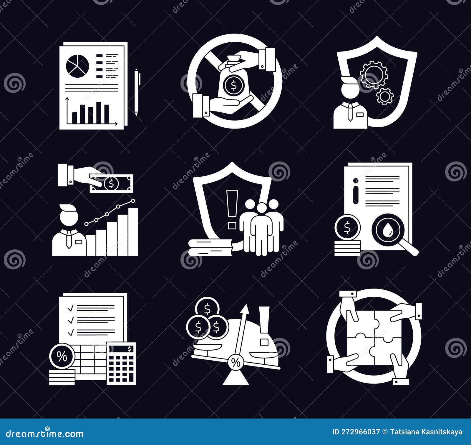 ESG Governance Concepts, Icons Set. Vector Illustration Isolated on a ... ESG Governance Concepts, Icons Set. Vector Illustration Isolated on a ...