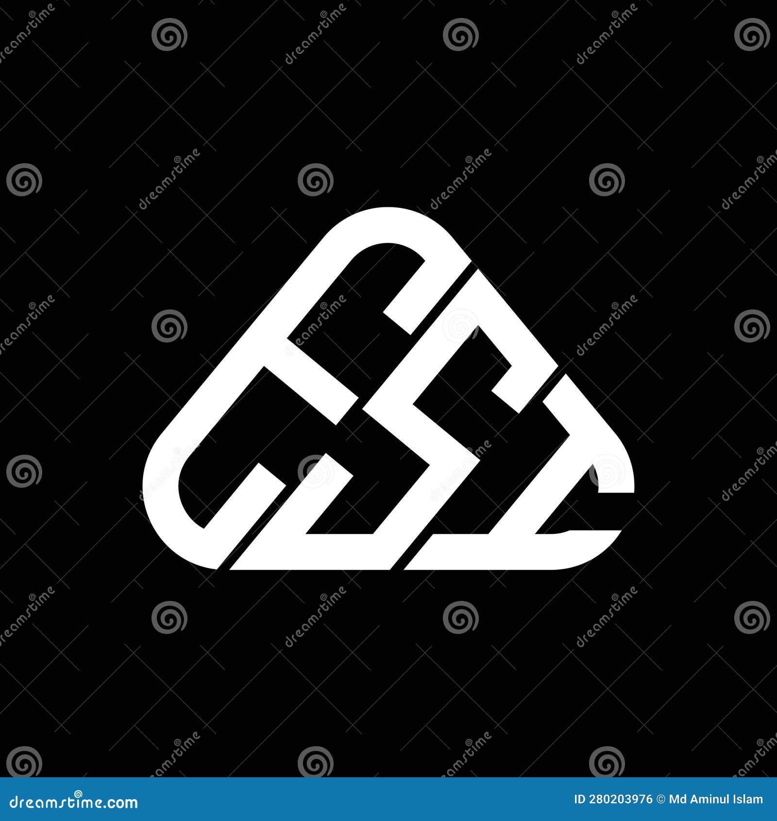 ESI Letter Logo Creative Design with Vector Graphic, ESI Simple and ...