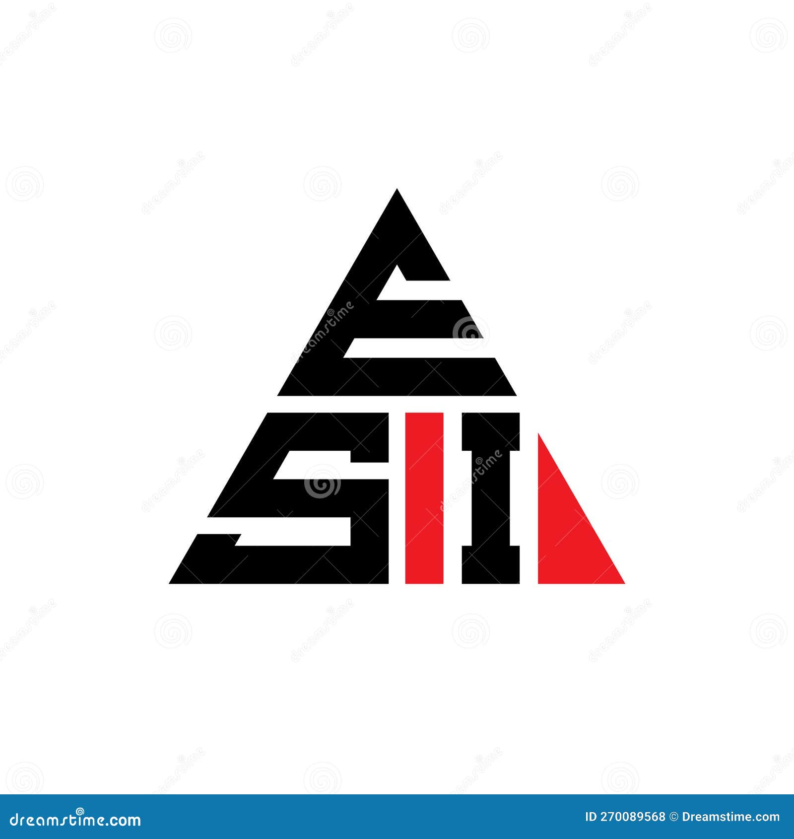 ESI Triangle Letter Logo Design With Triangle Shape. ESI Triangle Logo ...