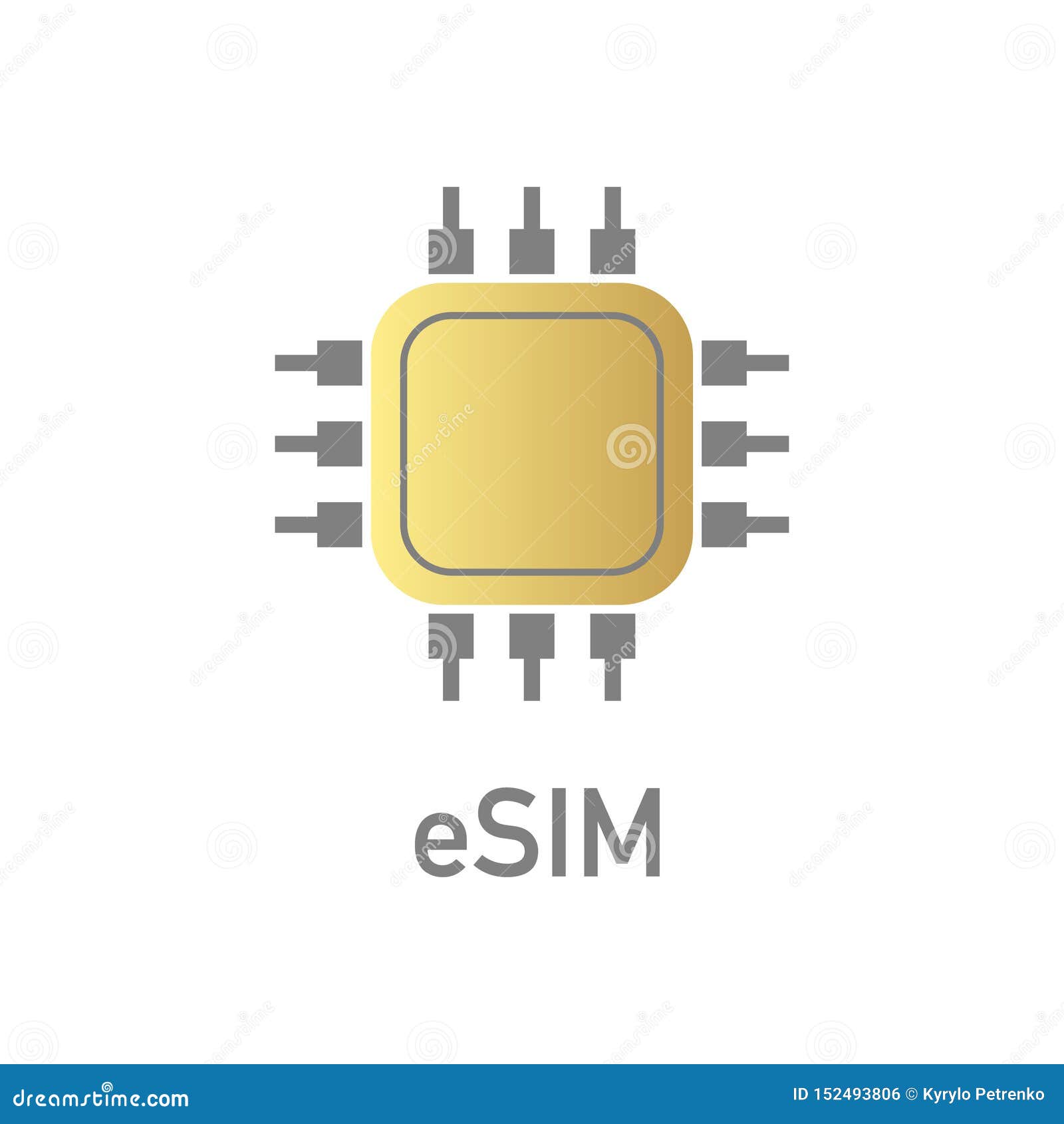 Esim Embedded Sim Card Modern Technology Cartoon Vector | CartoonDealer ... Esim Embedded Sim Card Modern Technology Cartoon Vector | CartoonDealer ...