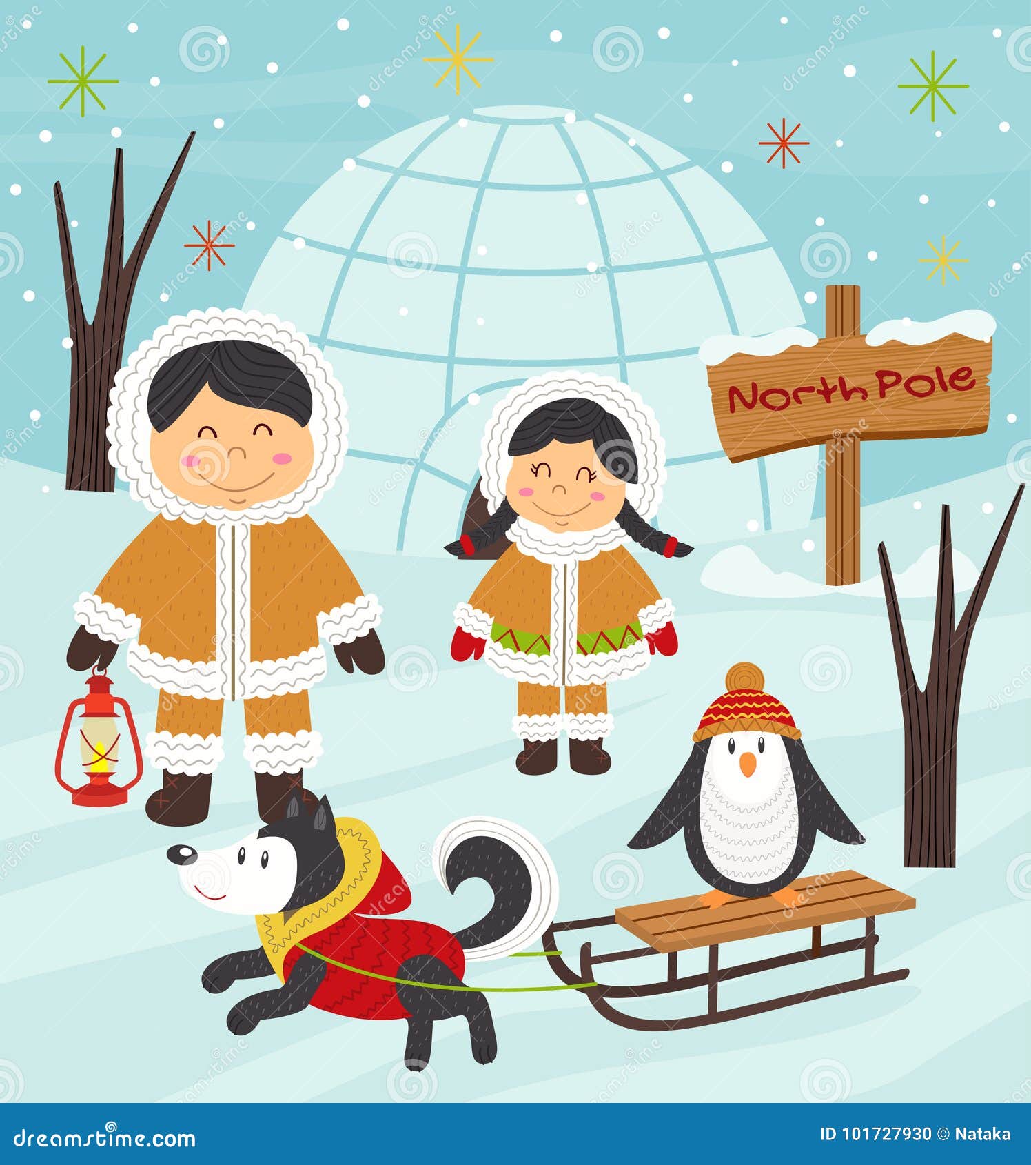 Eskimo Cartoons, Illustrations & Vector Stock Images - 6797 Pictures to ...