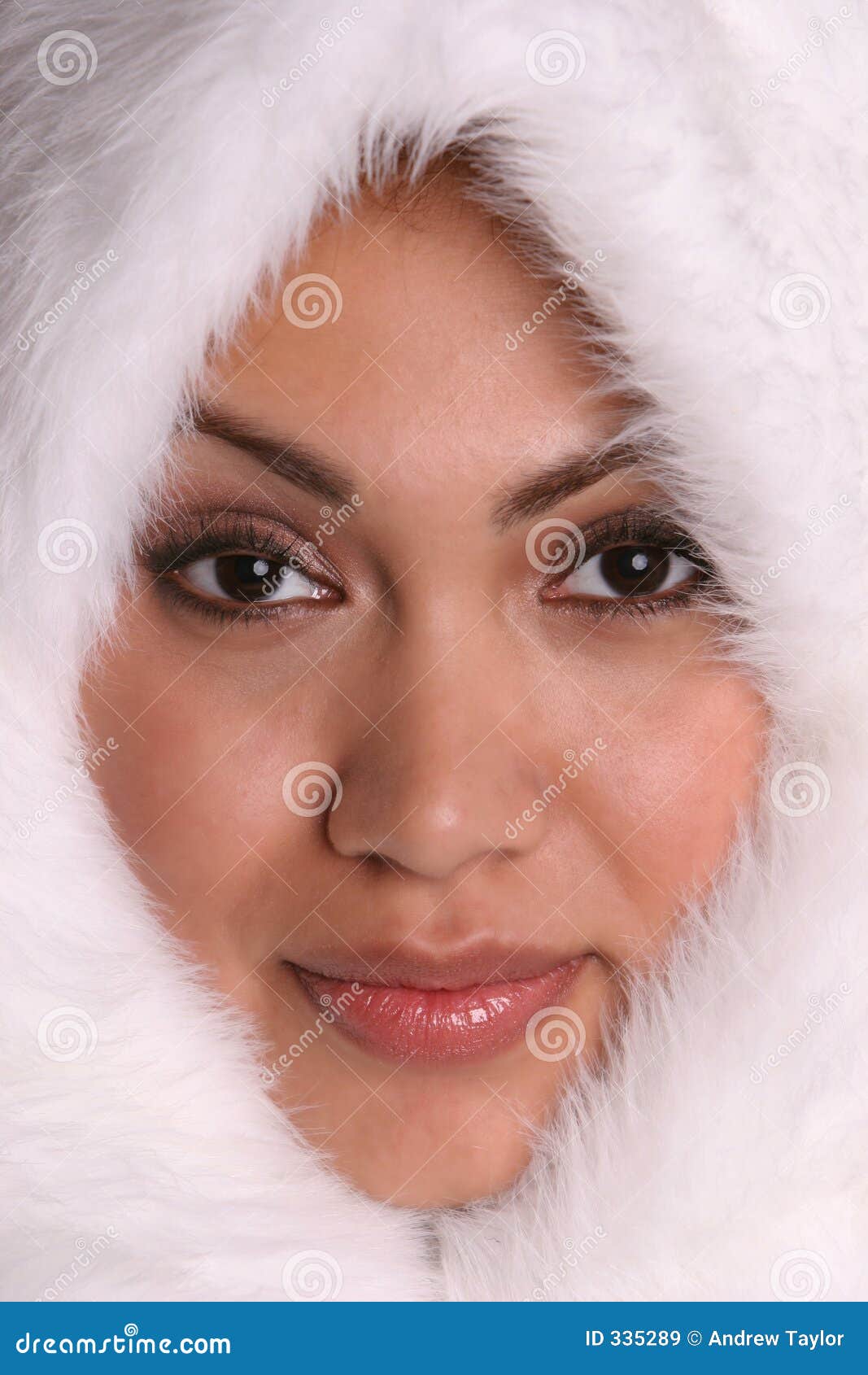 Eskimo Girl 1 stock image. Image of attractive, eyes, teen - 335289