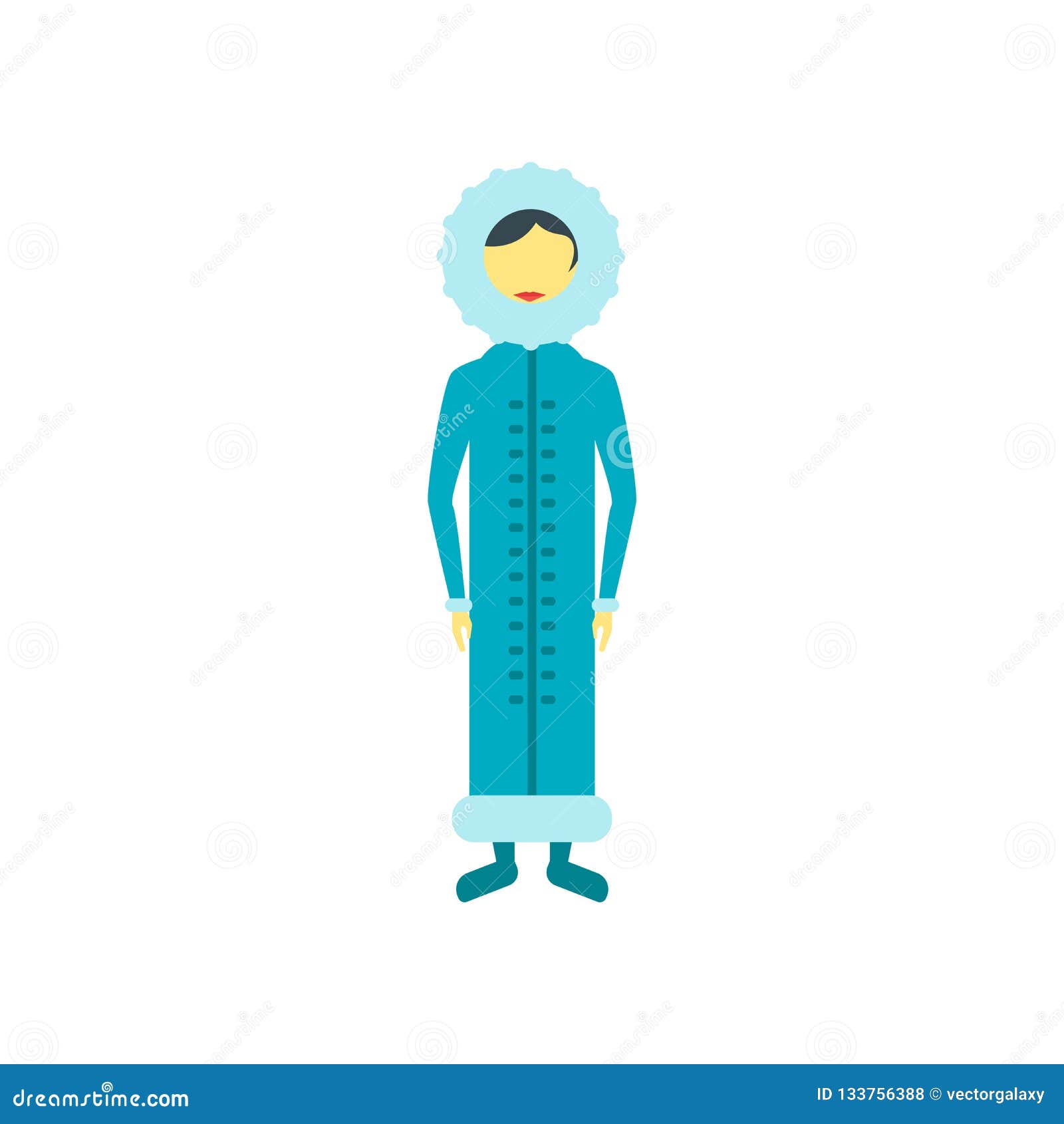 Eskimo Icon Vector Sign and Symbol Isolated on White Background, Eskimo ...