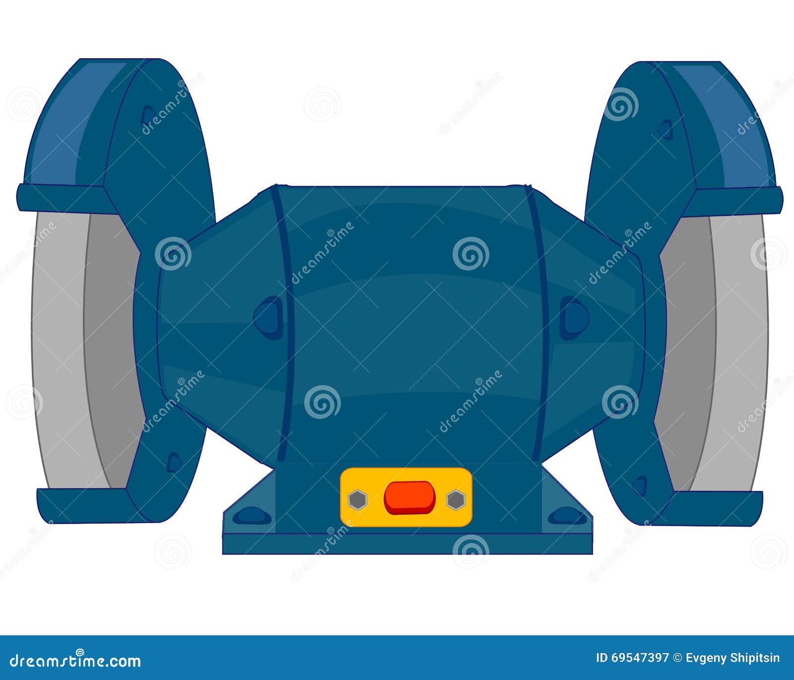 Esmeril Eléctrico En Blanco Ilustración del Vector - Ilustración de ...
