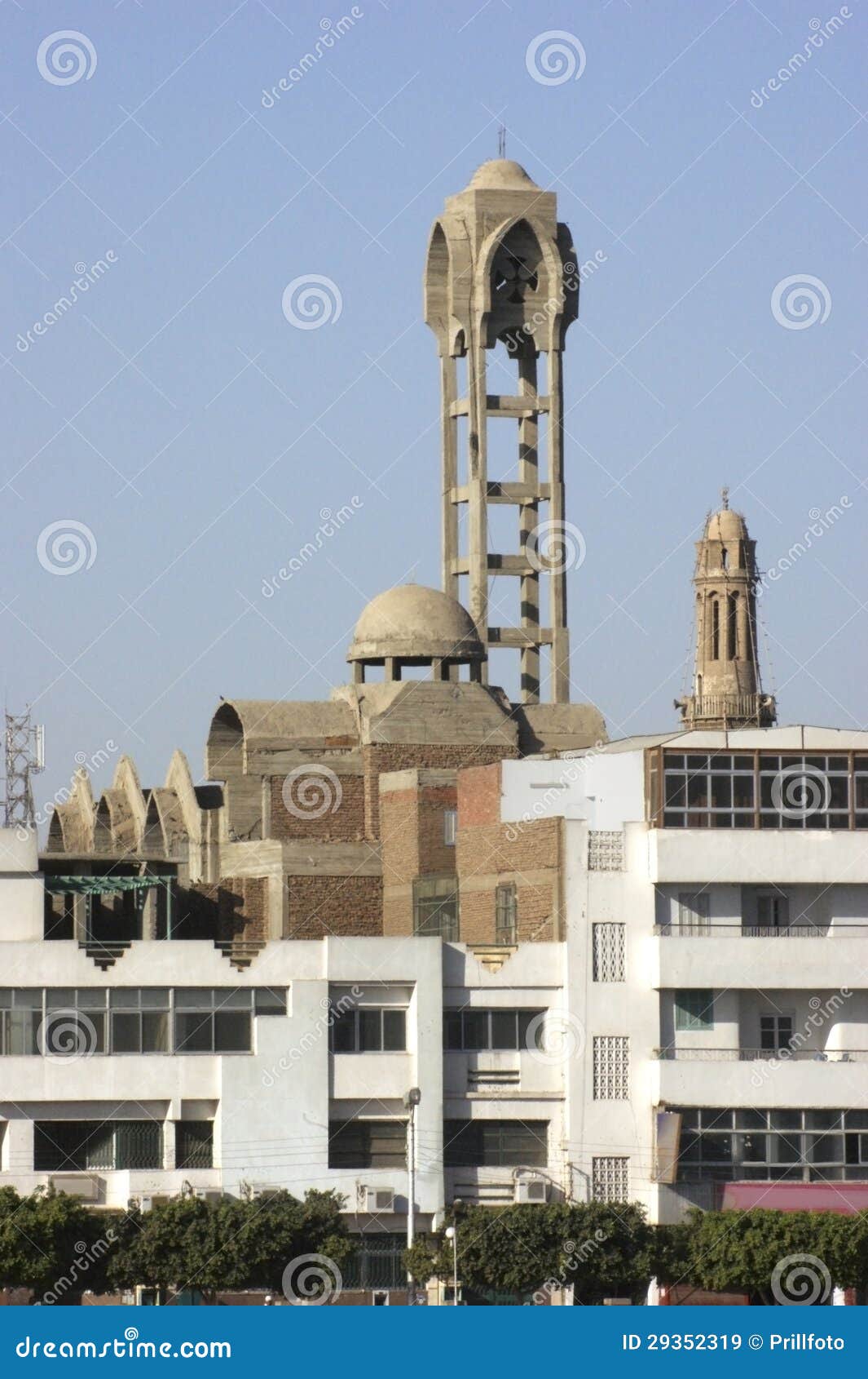 Esna city view stock image. Image of settlement, architecture - 29352319
