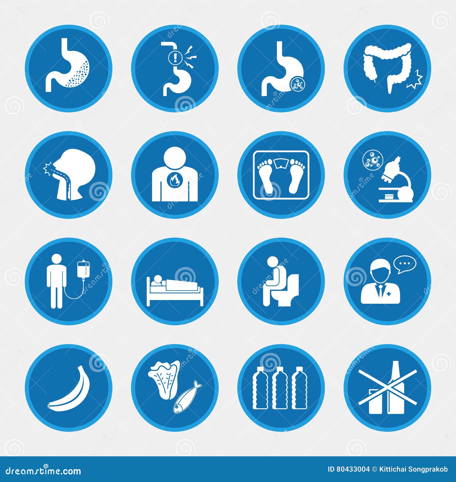 Esophageal Cancer Awareness Month Isolated Logo Icon Sign Cartoon ...