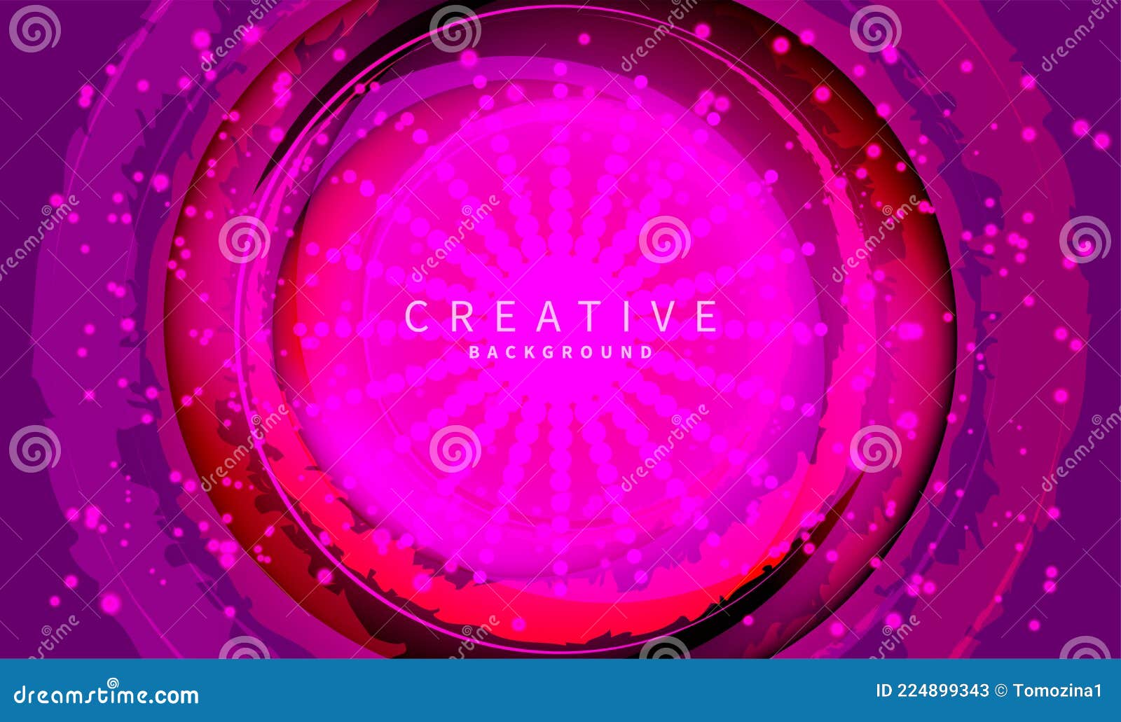 Magical Abstract Banner. Mystical Flyer Stock Vector - Illustration of ...